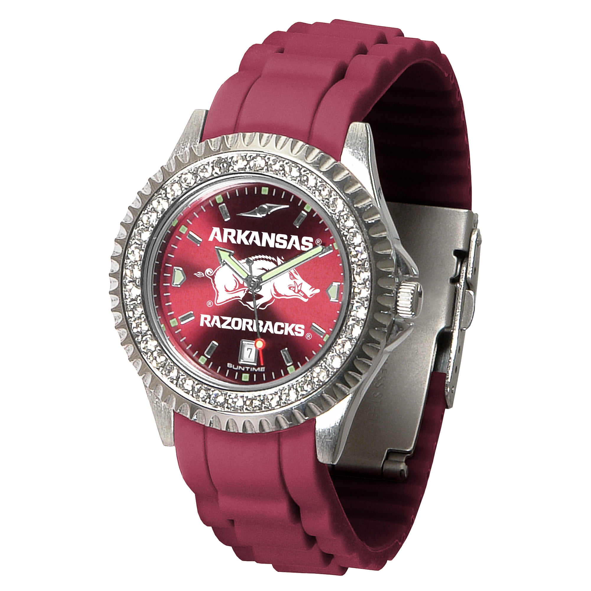 Women's Cardinal Arkansas Razorbacks New Sparkle Watch - Walmart.com