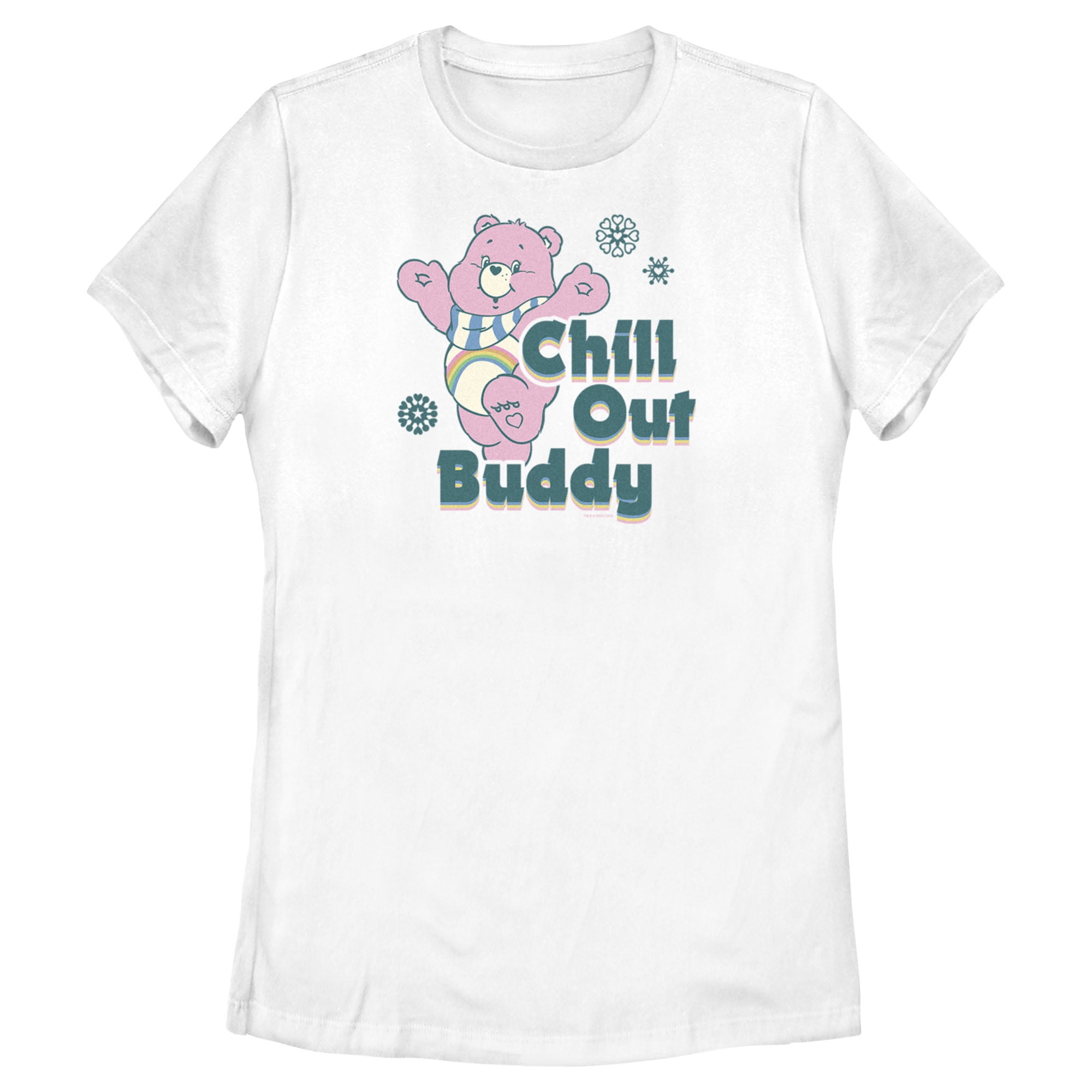 Women's Care Bears Best Friend Bear Chill Out Buddy Graphic T-Shirt ...