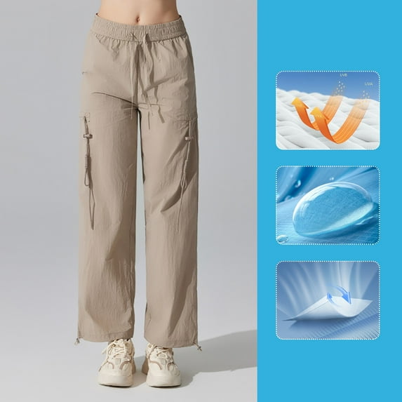 Women's Cargo Pants High Waisted Women's Hiking Pants Lightweight Y2k ...