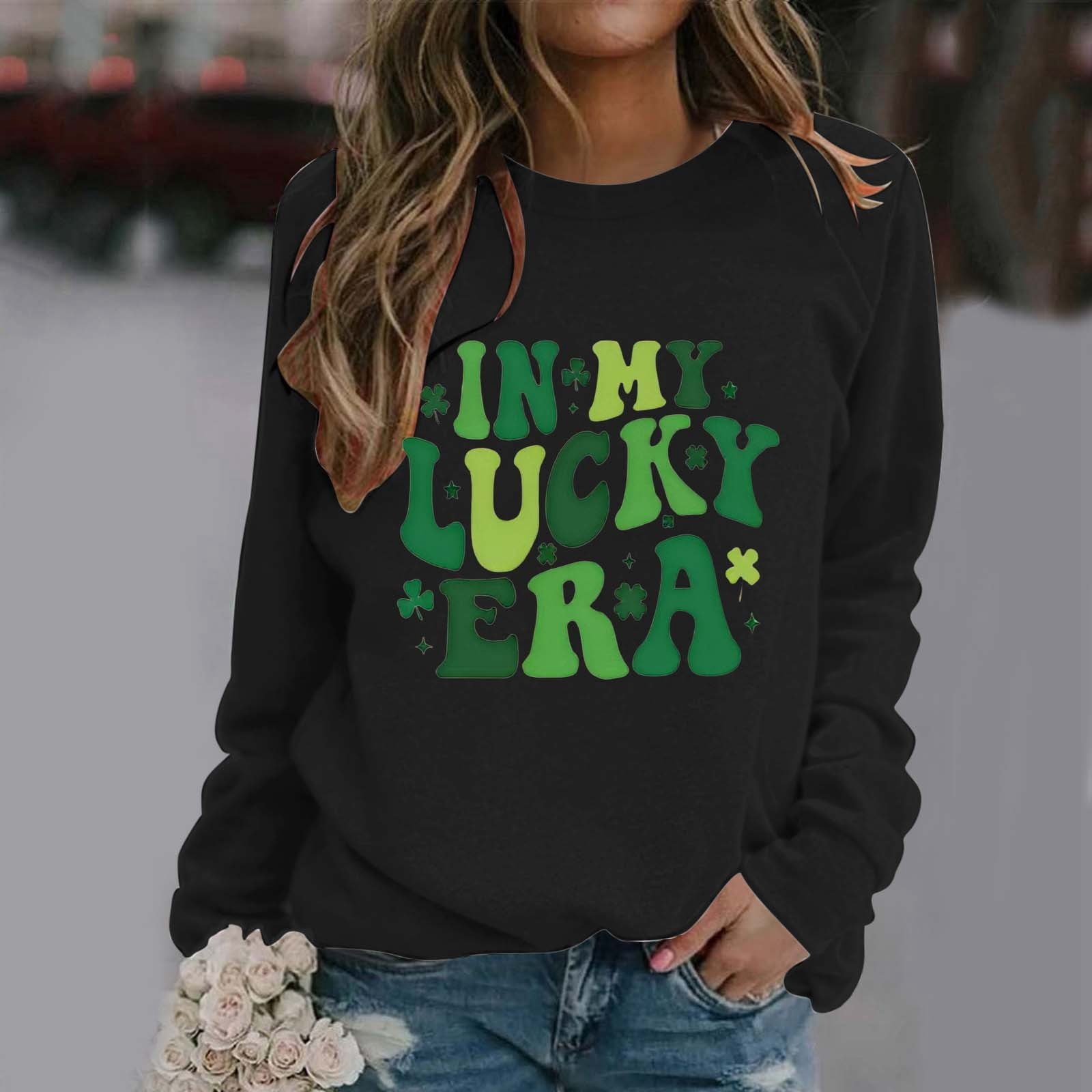 Women's Casual Fashion Teacher Theme Printed Round Neck Long Sleeve ...
