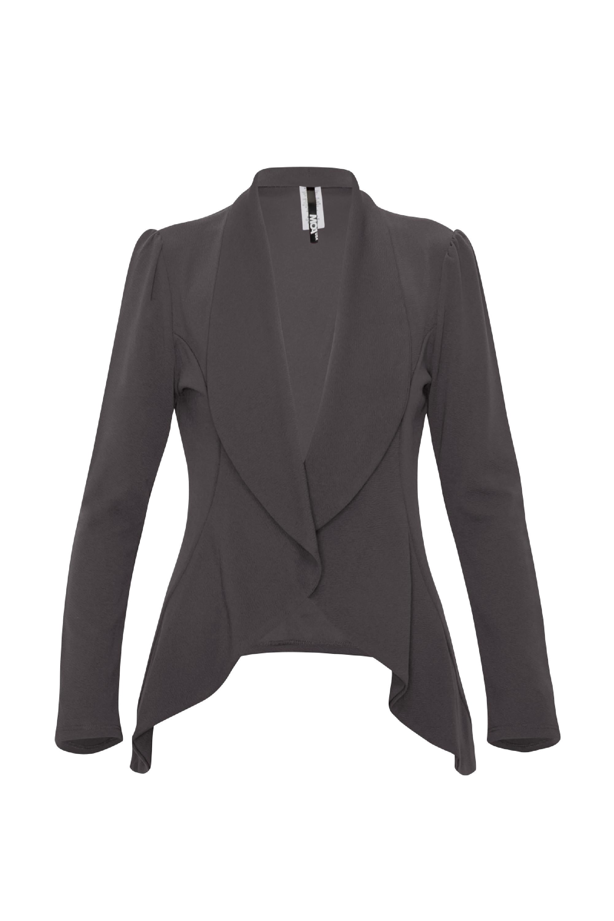 Women's Casual Long Sleeve Solid Open Blazer Jacket - Walmart.com