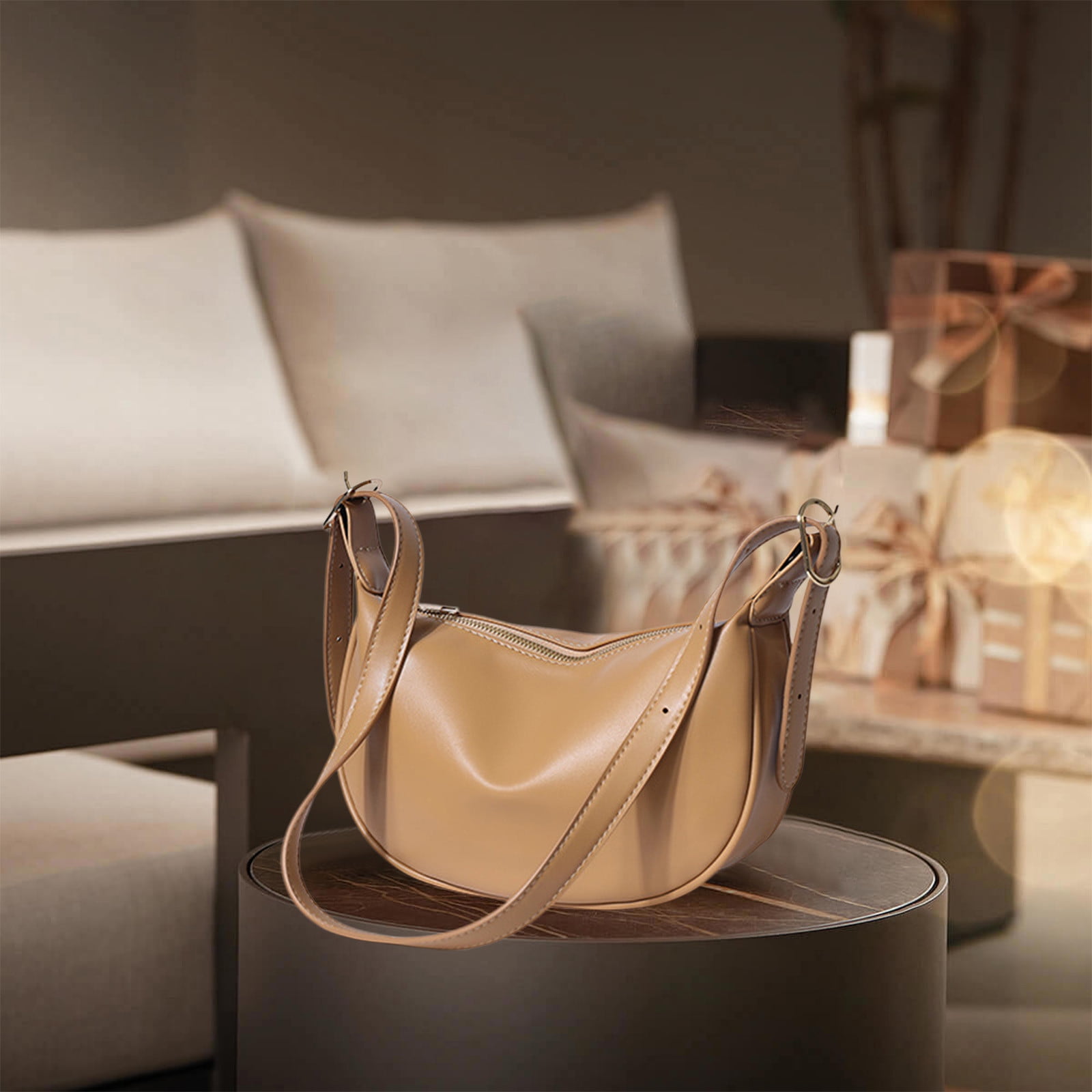 Women's Casual Shoulder Bag | PU Leather Handbag Messenger Purse ...