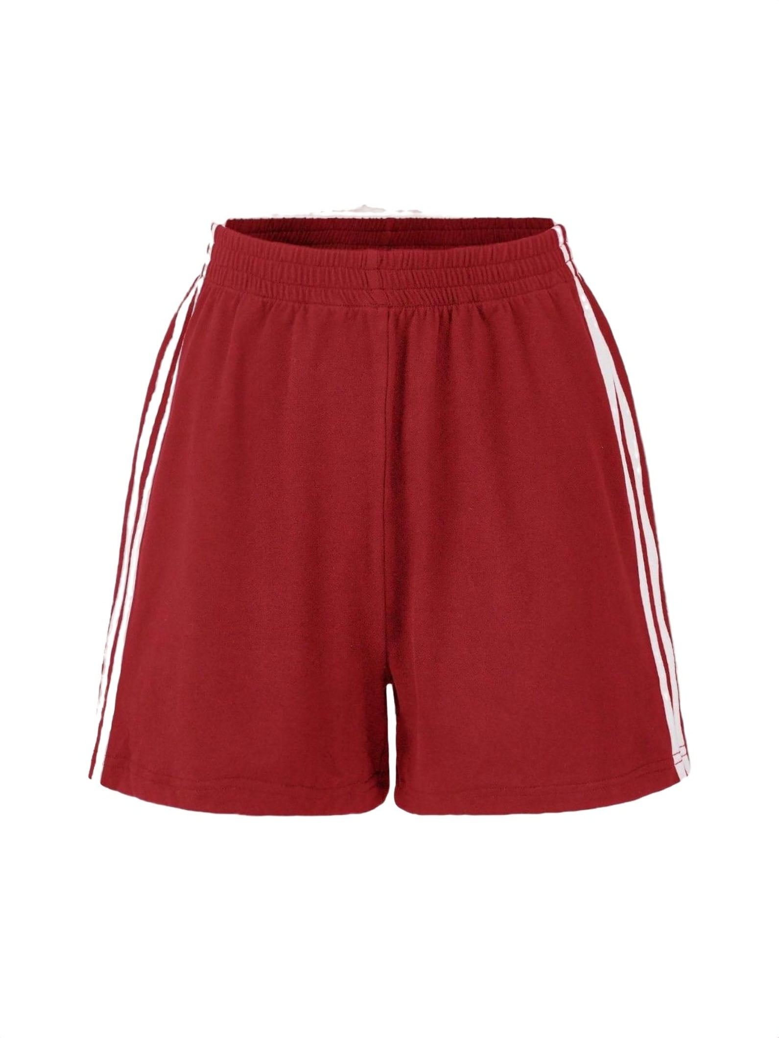 Women's Casual Striped Track Shorts Red Shorts XS - Walmart.com