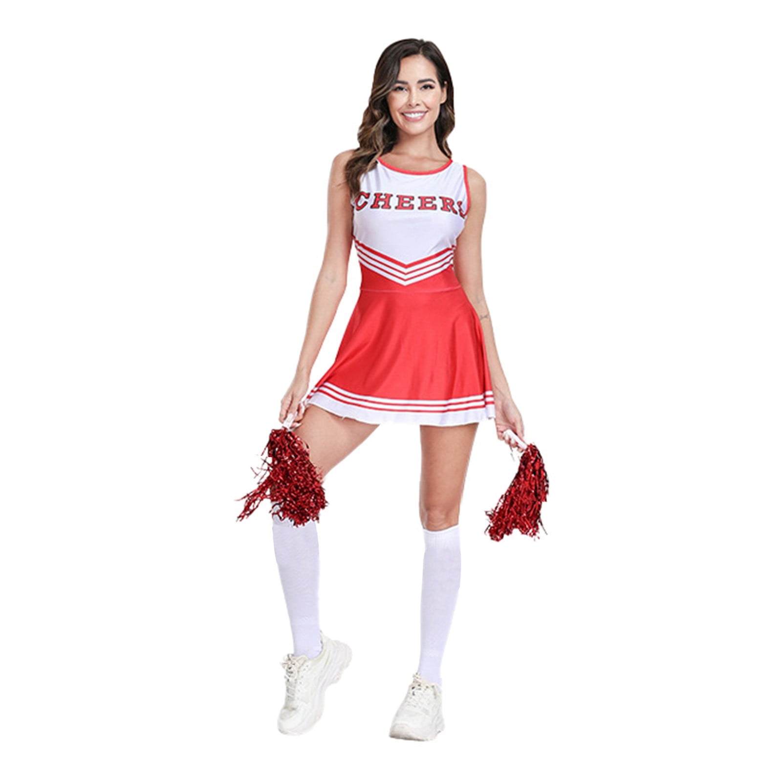 Women's Cheerleading Dress Sleeveless Gymnastics Outfit Athletic ...