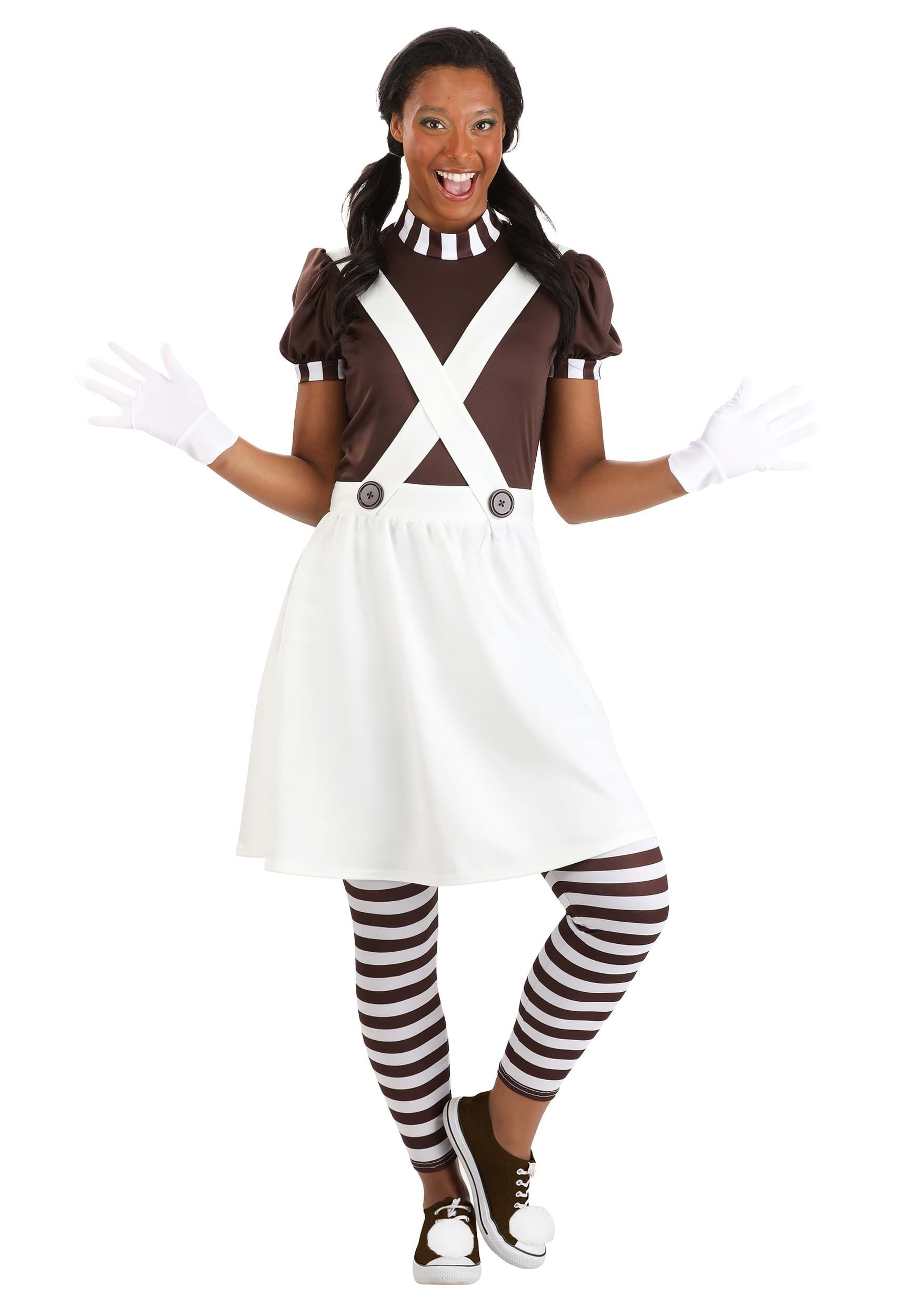 Women's Chocolate Factory Worker Costume - Walmart.com