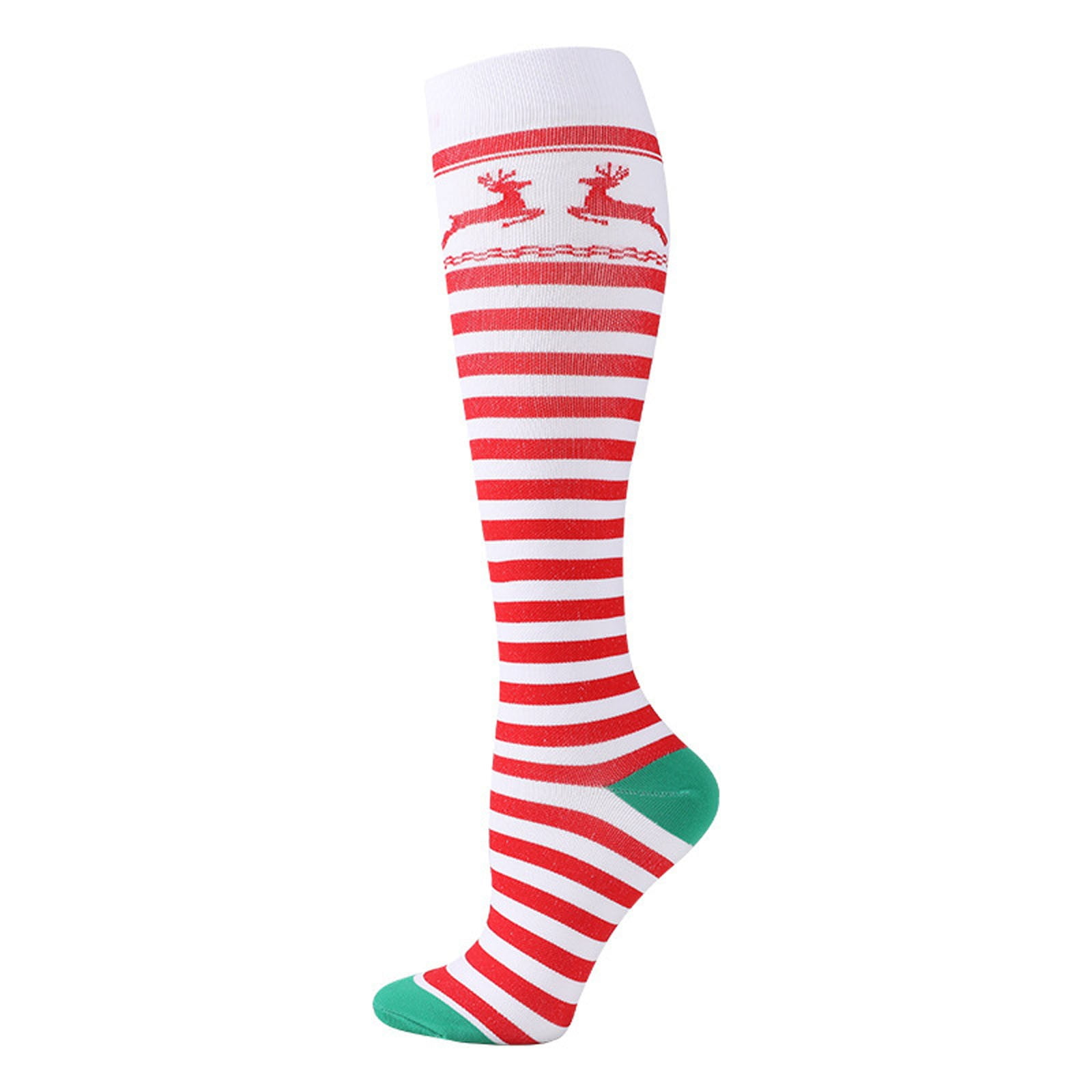 Women's Christmas Socks Fashion Three-dimensional Christmas Calf Length ...
