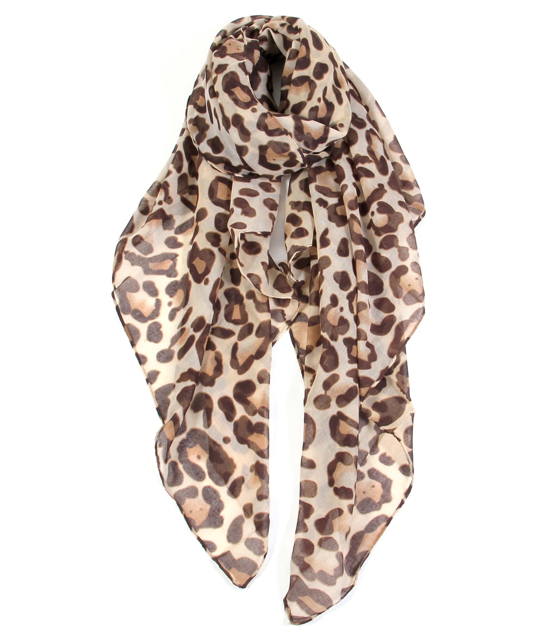 Women's Classic Leopard Print Fashion Scarf (Camel) - Walmart.com