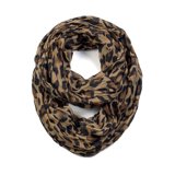 Women's Classic Leopard Print Infinity Scarf (Brown) - Walmart.com