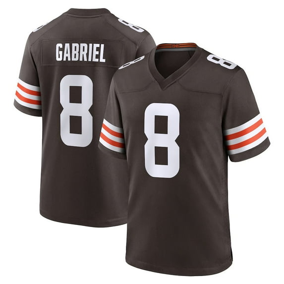 Women's Cleveland Gabriel 8 Brown Sports Player Game Stitched Name ...