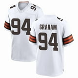 Women's Cleveland Graham 94 White Sports Player Game Stitched Name ...