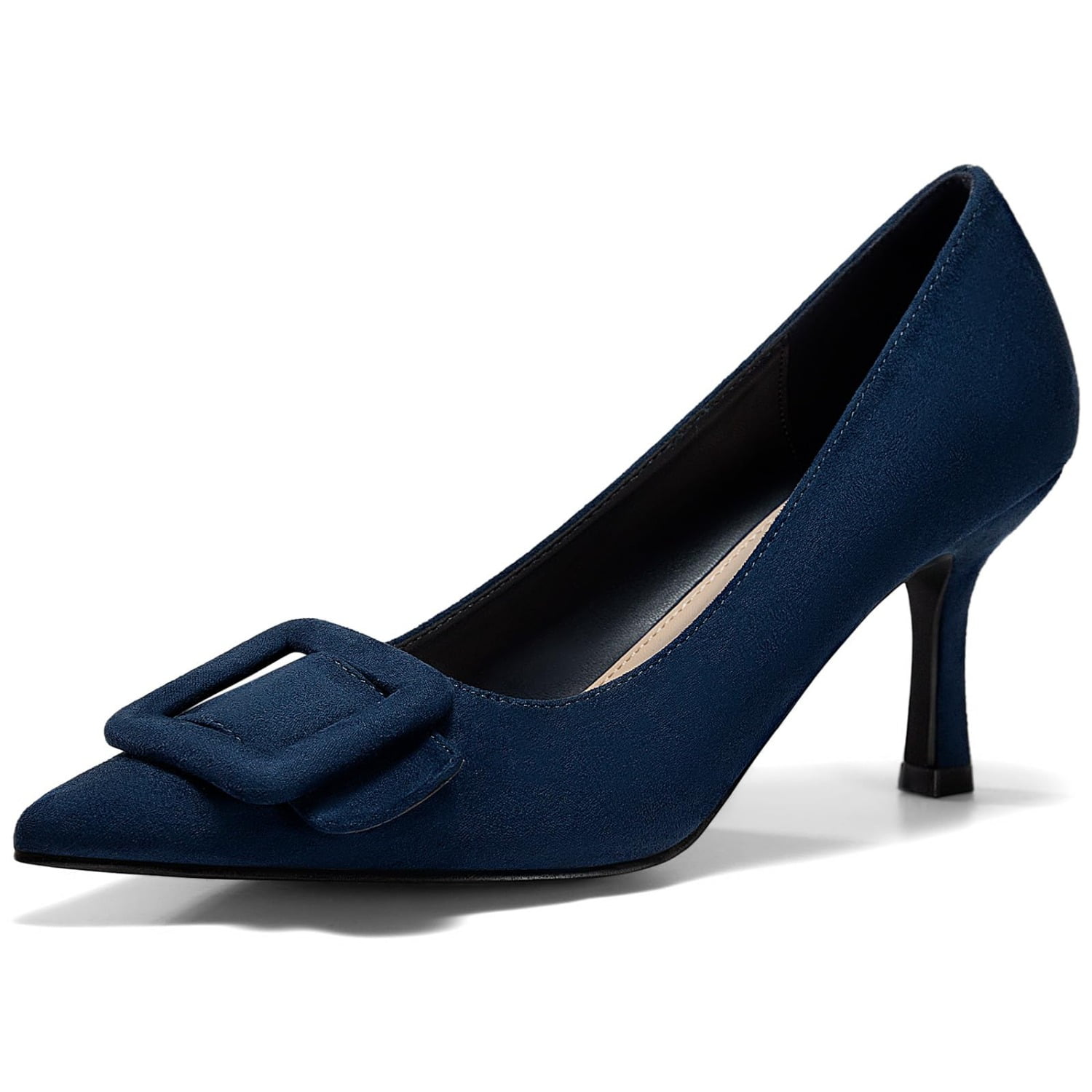 Women's Closed Pointed Toe Pumps Stiletto High Heels Wedding Party ...