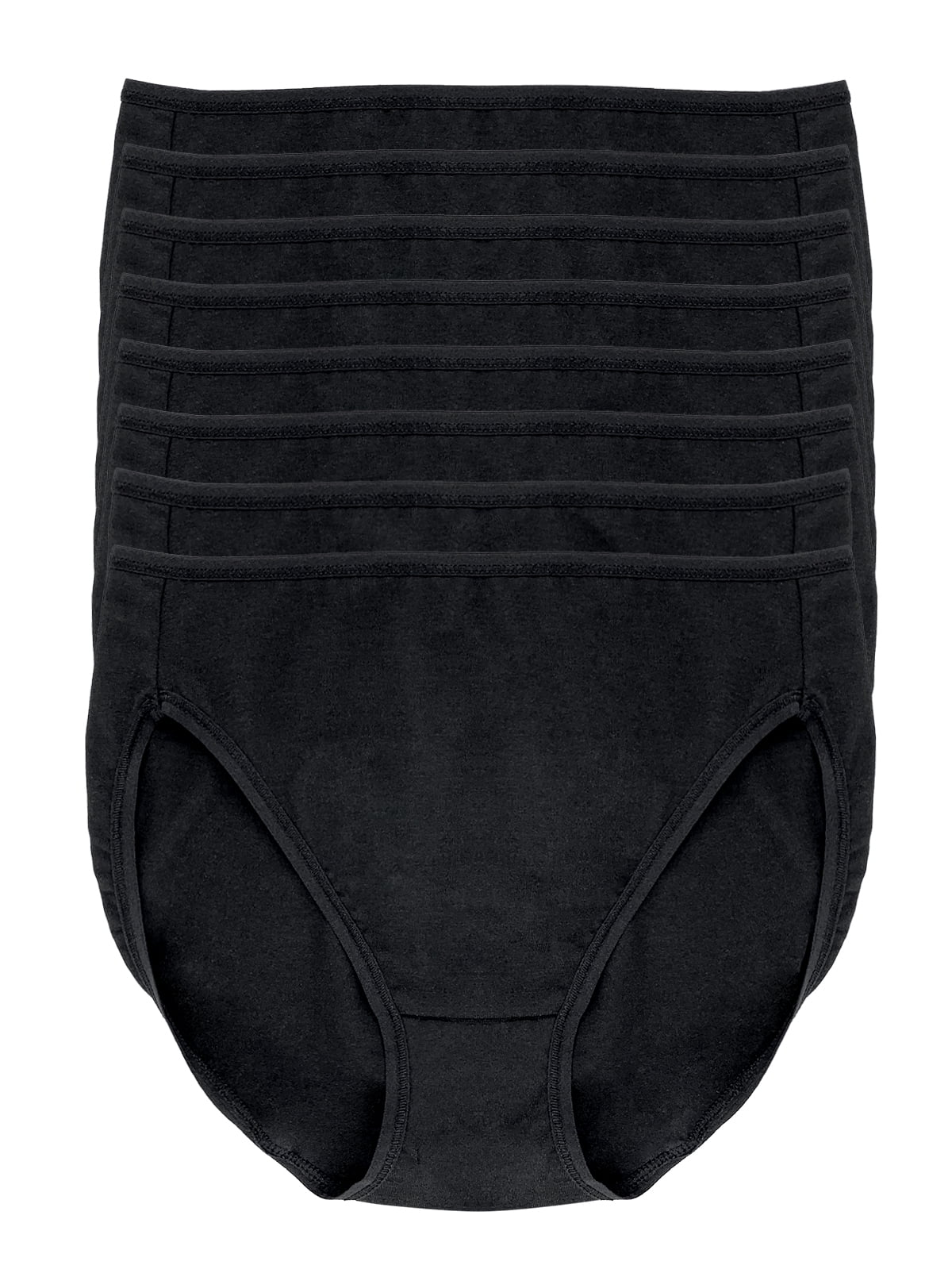 Womens Clothing Hi Cut Panty 6 Pack Underwear Women Pack Featuring
