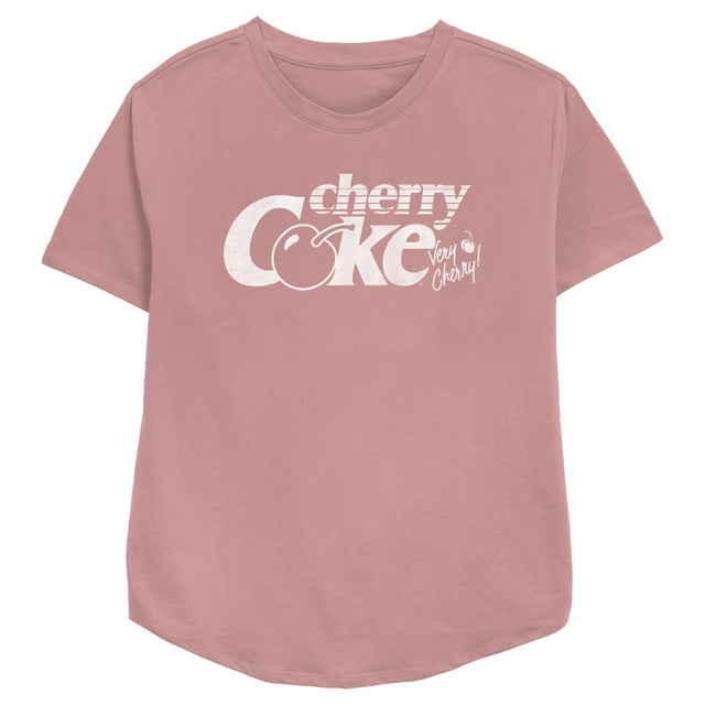 Women's Coca Cola Retro Cherry Coke Logo Graphic Tee Mauve 2X Large ...