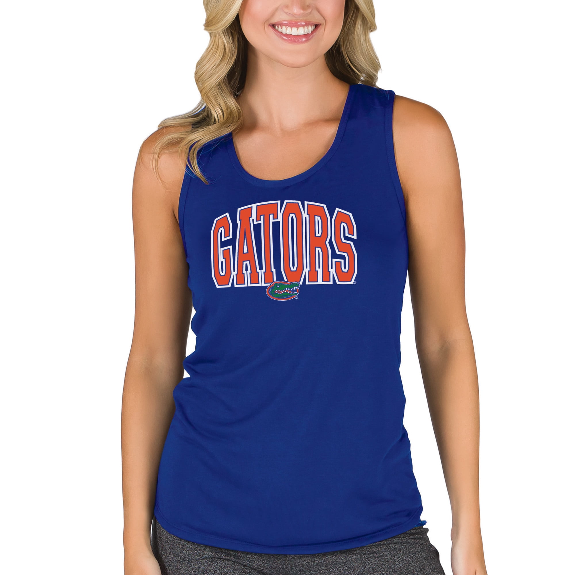 Women's College Concepts Royal Florida Gators Marathon Racerback Tank ...
