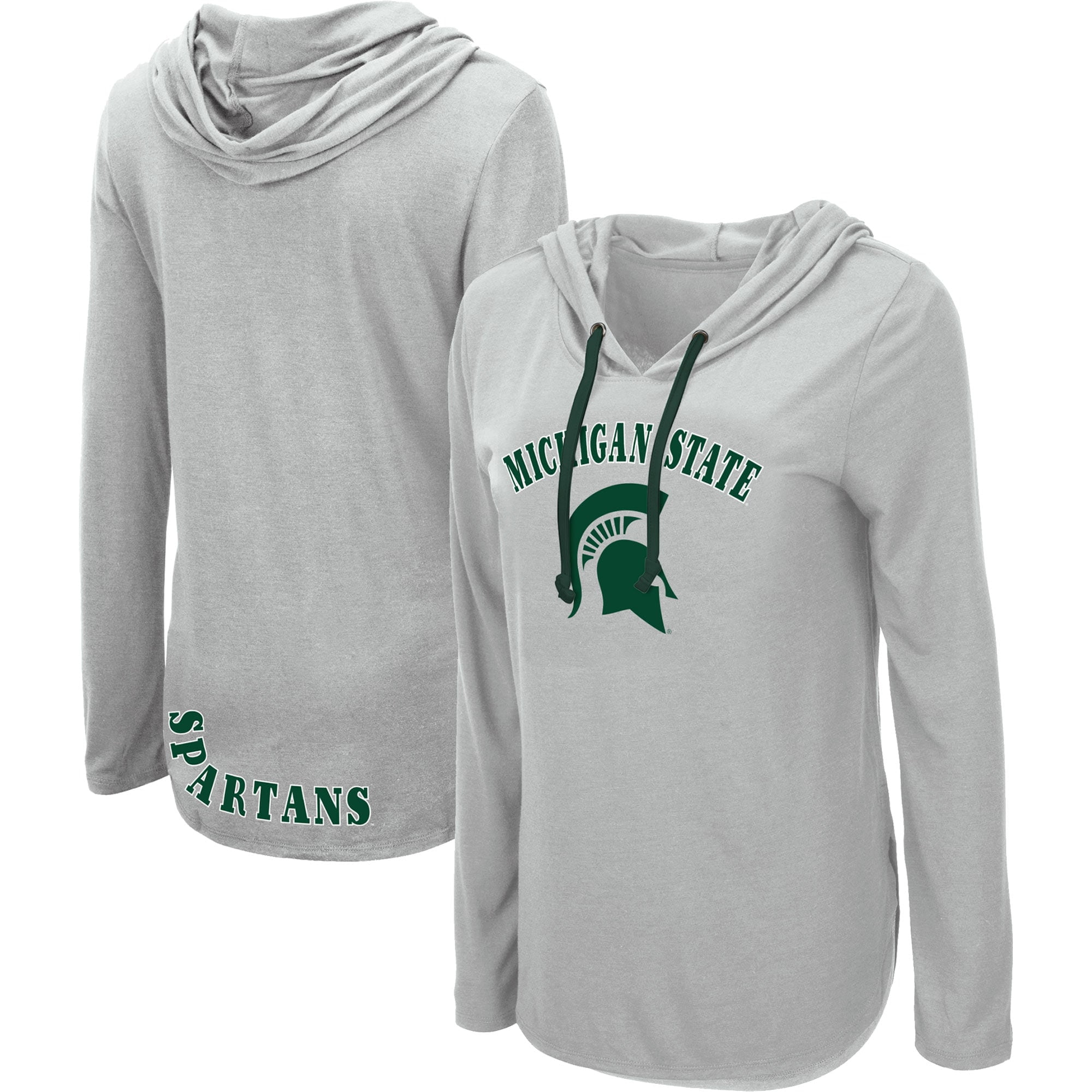 Women's Colosseum Heather Gray Michigan State Spartans My Lover ...