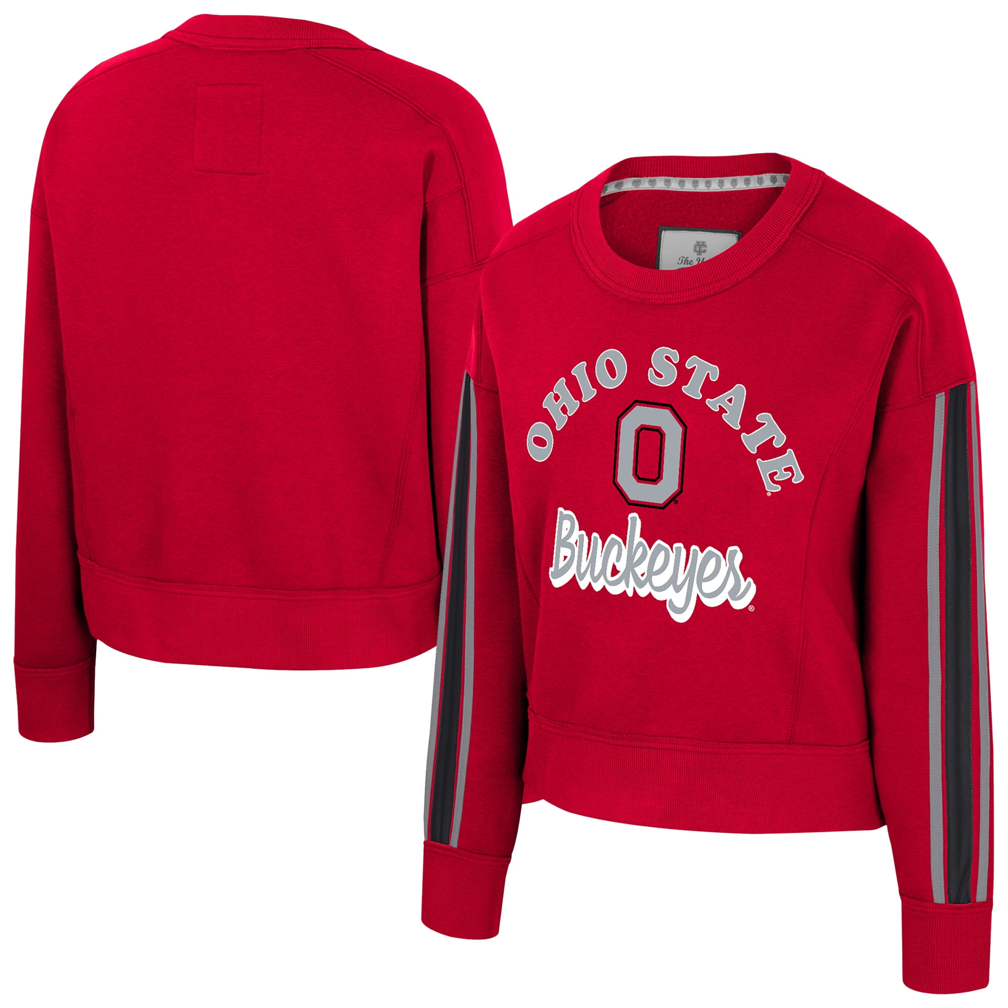 Women's Colosseum Scarlet Ohio State Buckeyes Honeymoon Sweatshirt ...