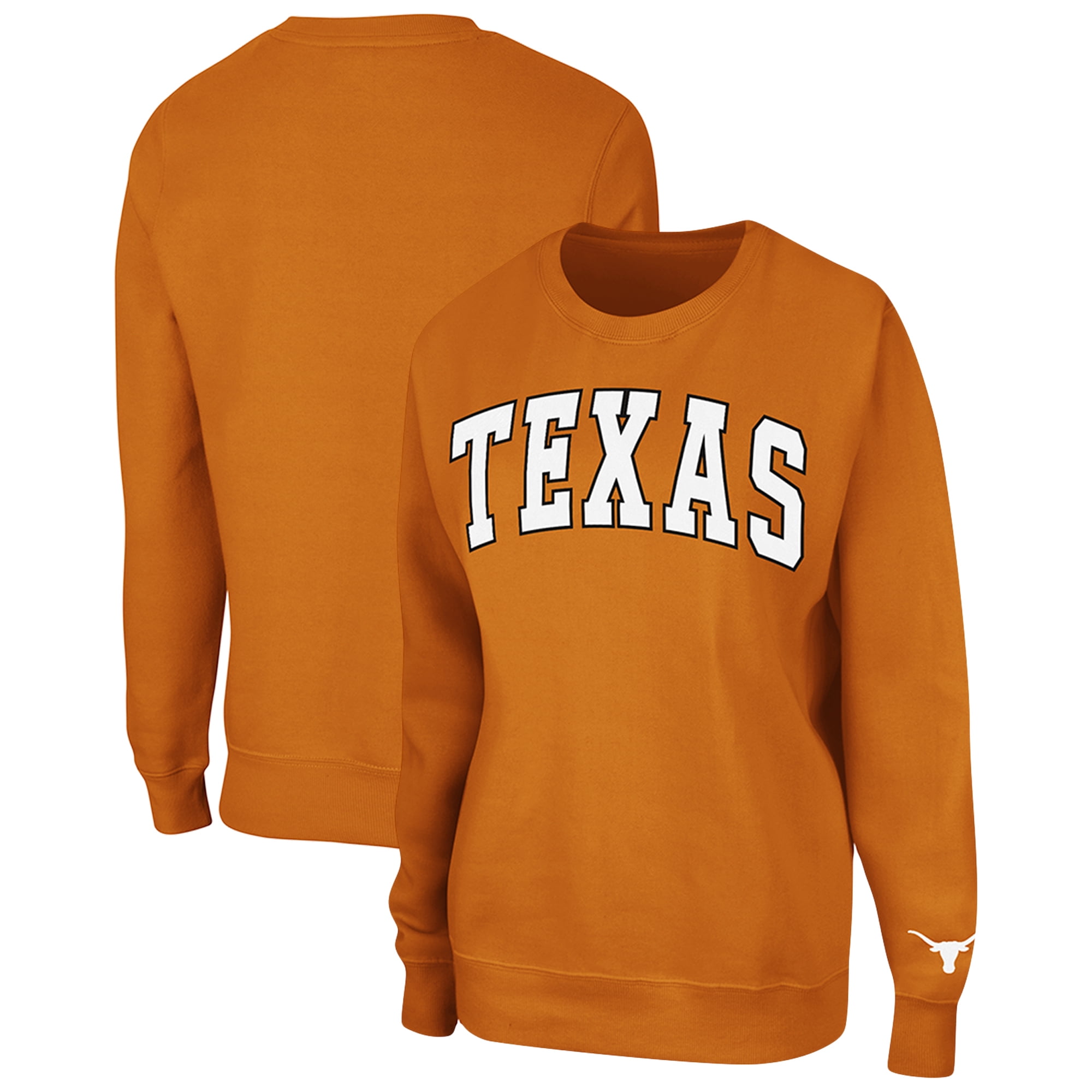 Women's Colosseum Texas Orange Texas Longhorns Campanile Pullover ...