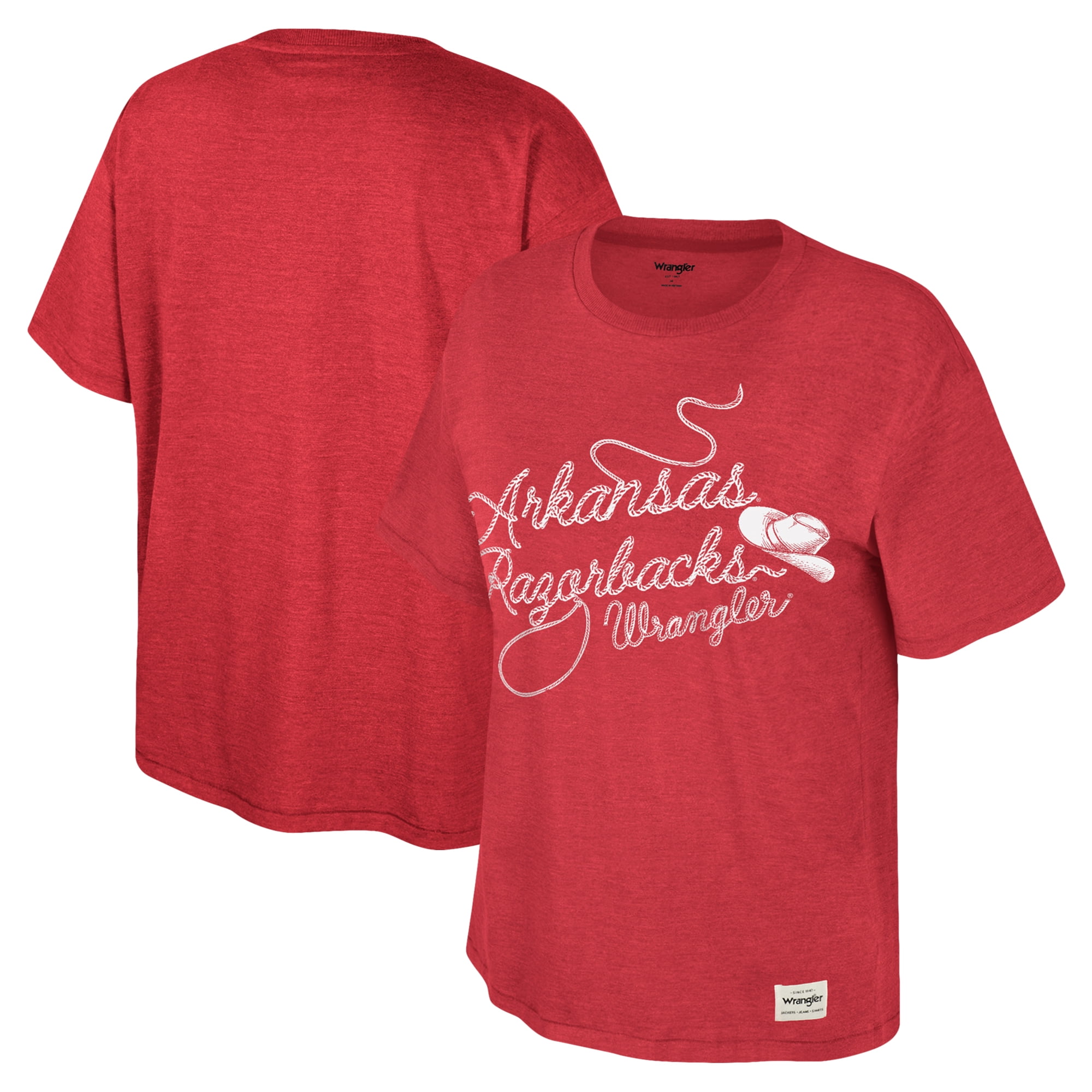 Women's Colosseum x Wrangler Cardinal Arkansas Razorbacks Lasso Oversized T-Shirt - Walmart.com