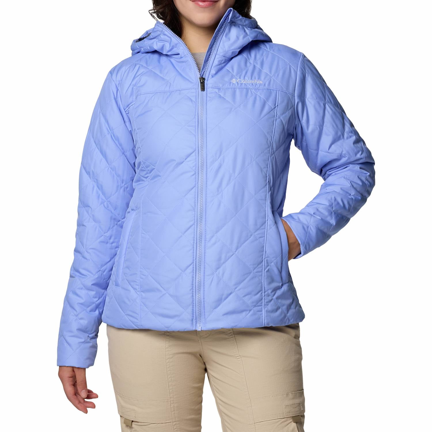 Women's Columbia Copper Crest II Hooded Jacket Color: Serenity Size ...