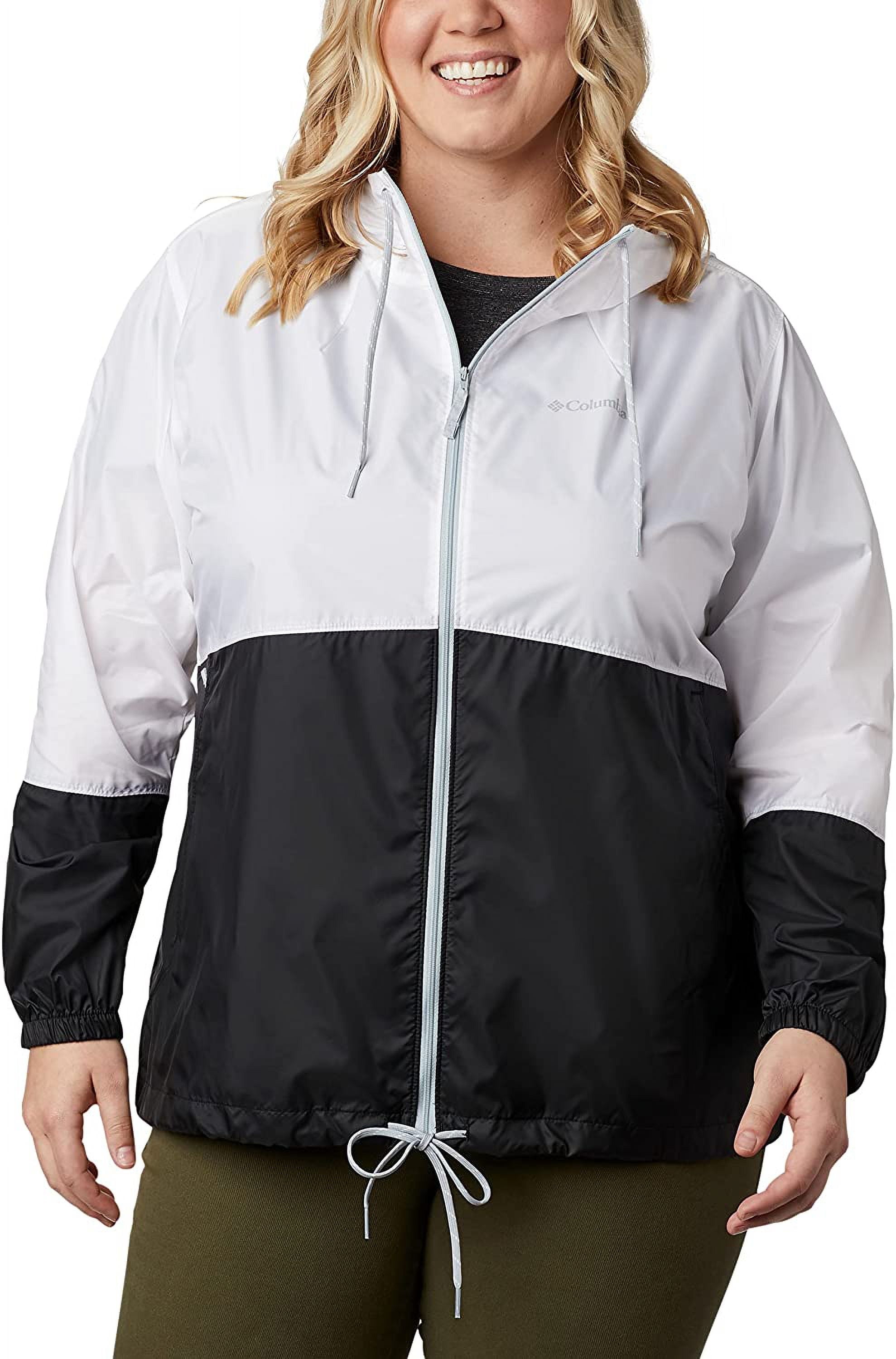 Women's Columbia Flash Forward Hood Colorblock Windbreaker Jacket Color ...