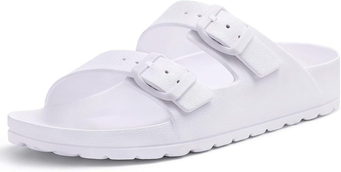 Women's Comfortable EVA Sandals with Arch Support, Adjustable Buckle ...