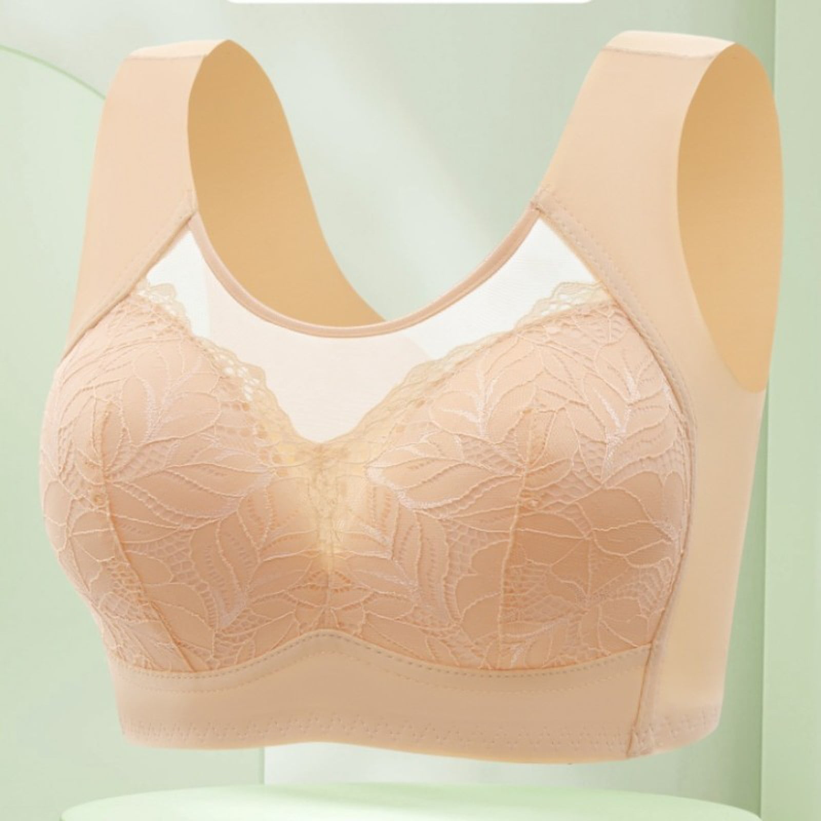 Women's Comfortable And Sexy Transparent Shoulder Strap Cordless ...