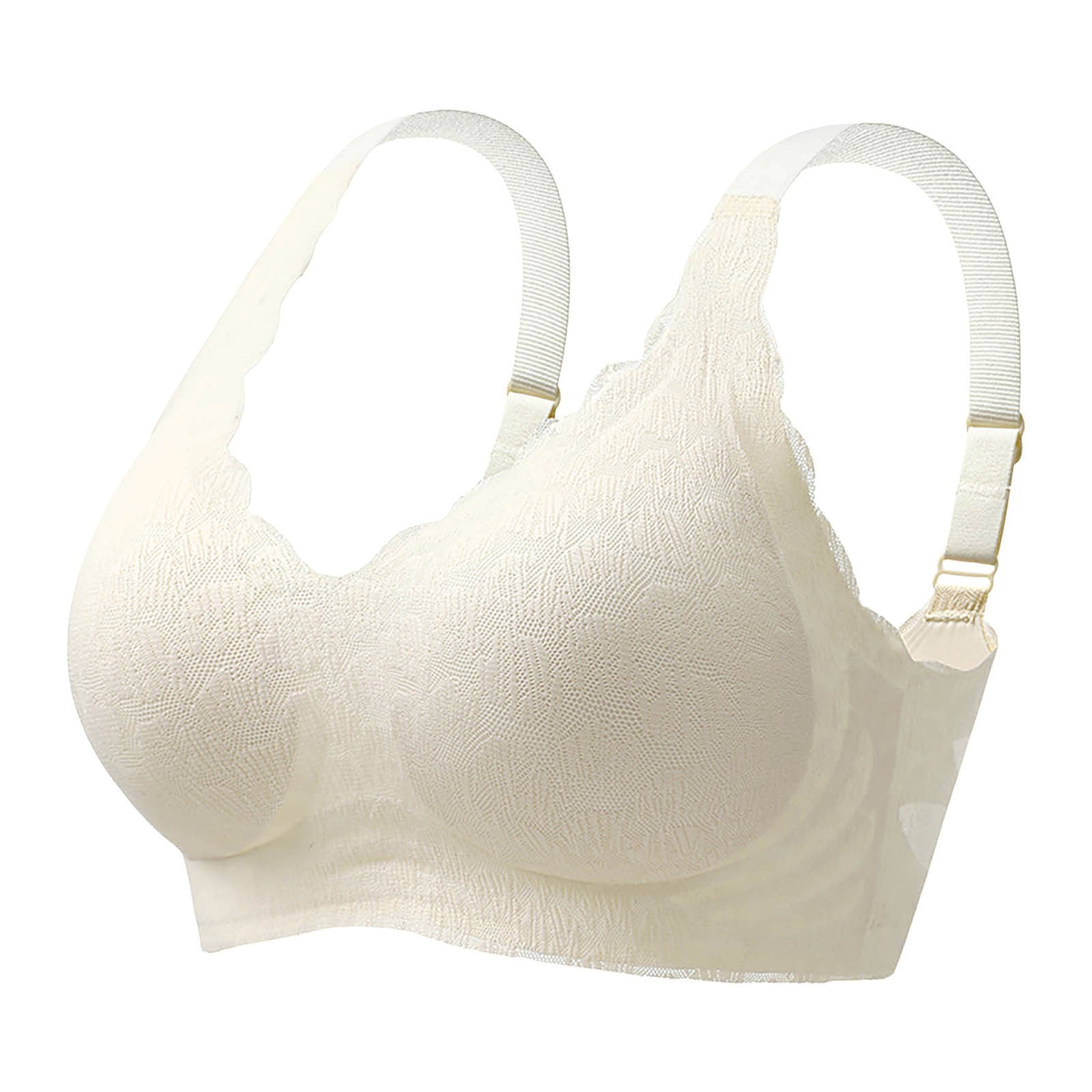 Women's Comfortable And Sexy Transparent Shoulder Strap Cordless ...