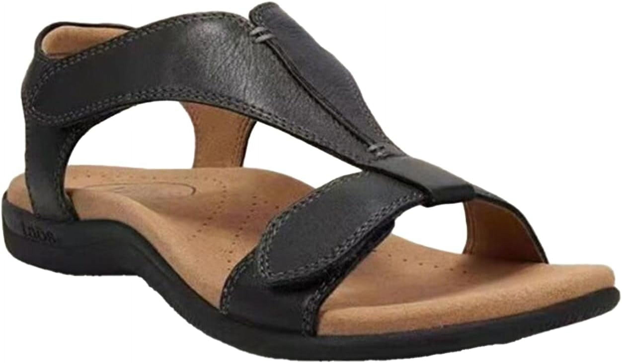 Women's Comfy Orthotic Sandals, Orthopedic Open Toe Leather Sandals ...