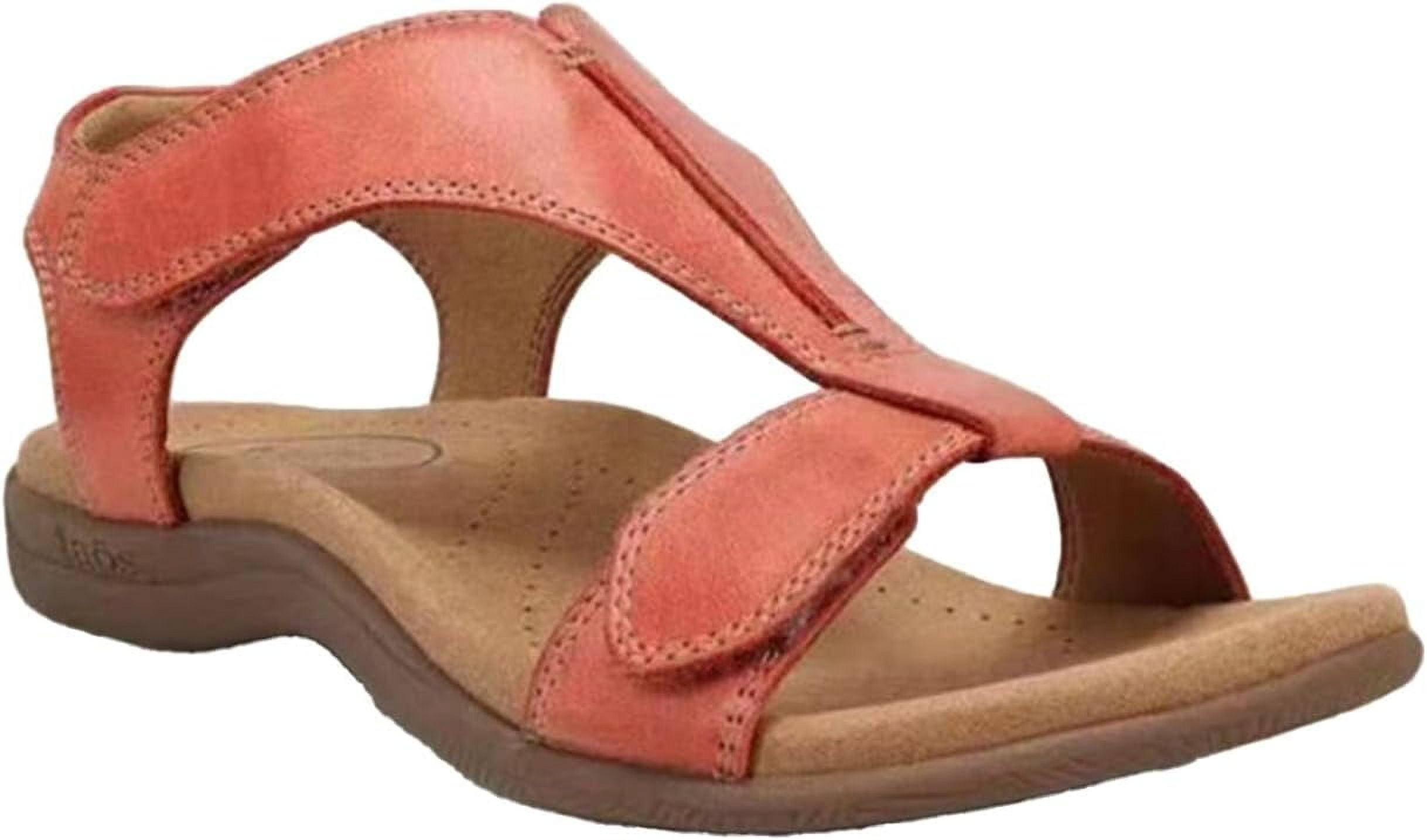Women's Comfy Orthotic Sandals, Open Toe Leather Sandals, Posture ...
