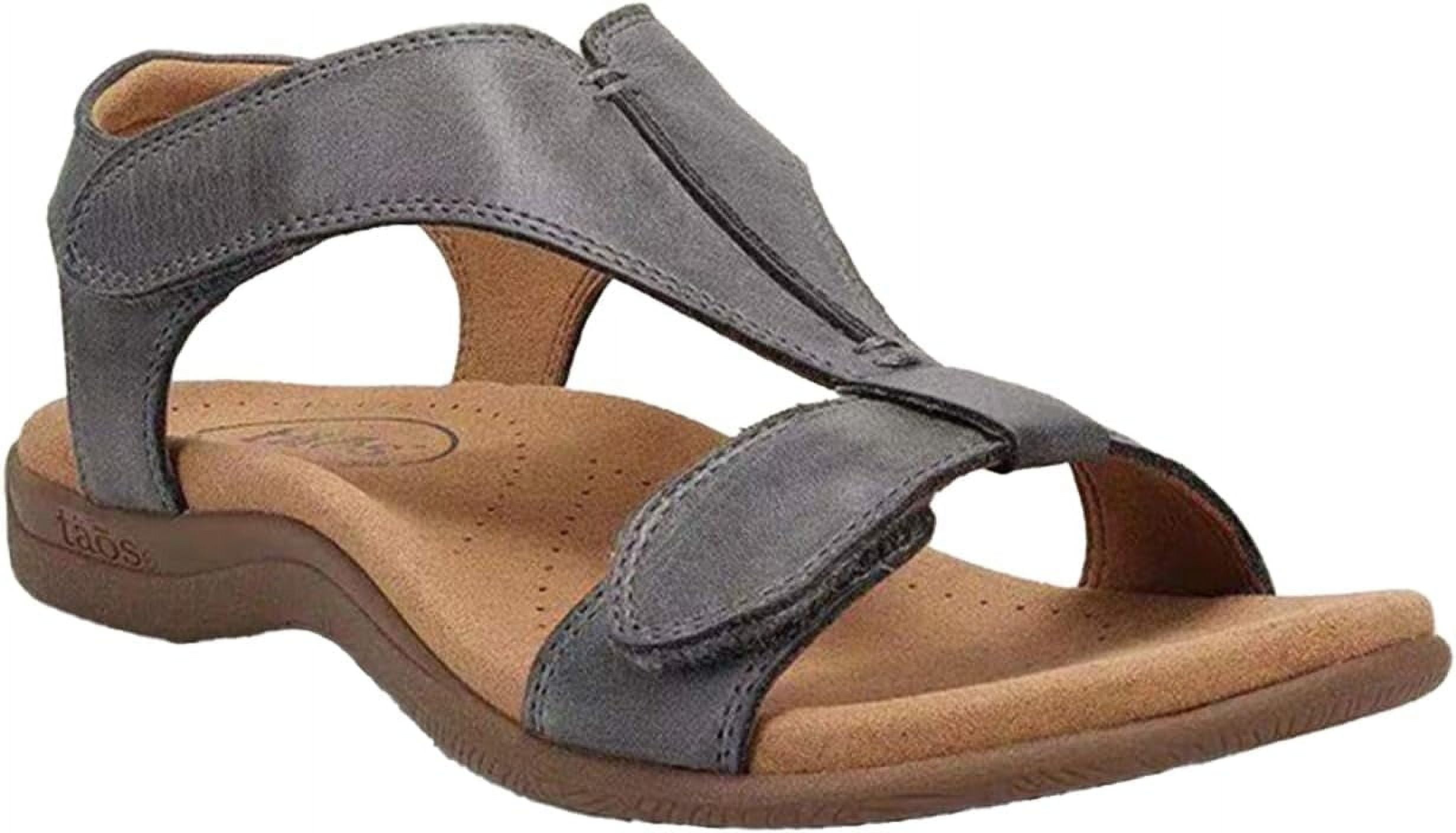 Women's Comfy Orthotic Sandals, Open Toe Leather Sandals, Posture ...