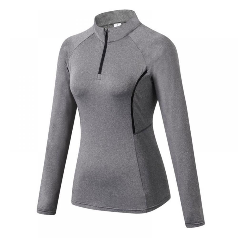 Women's Compression Tops Performance Athletic Long Sleeve Shirt ...