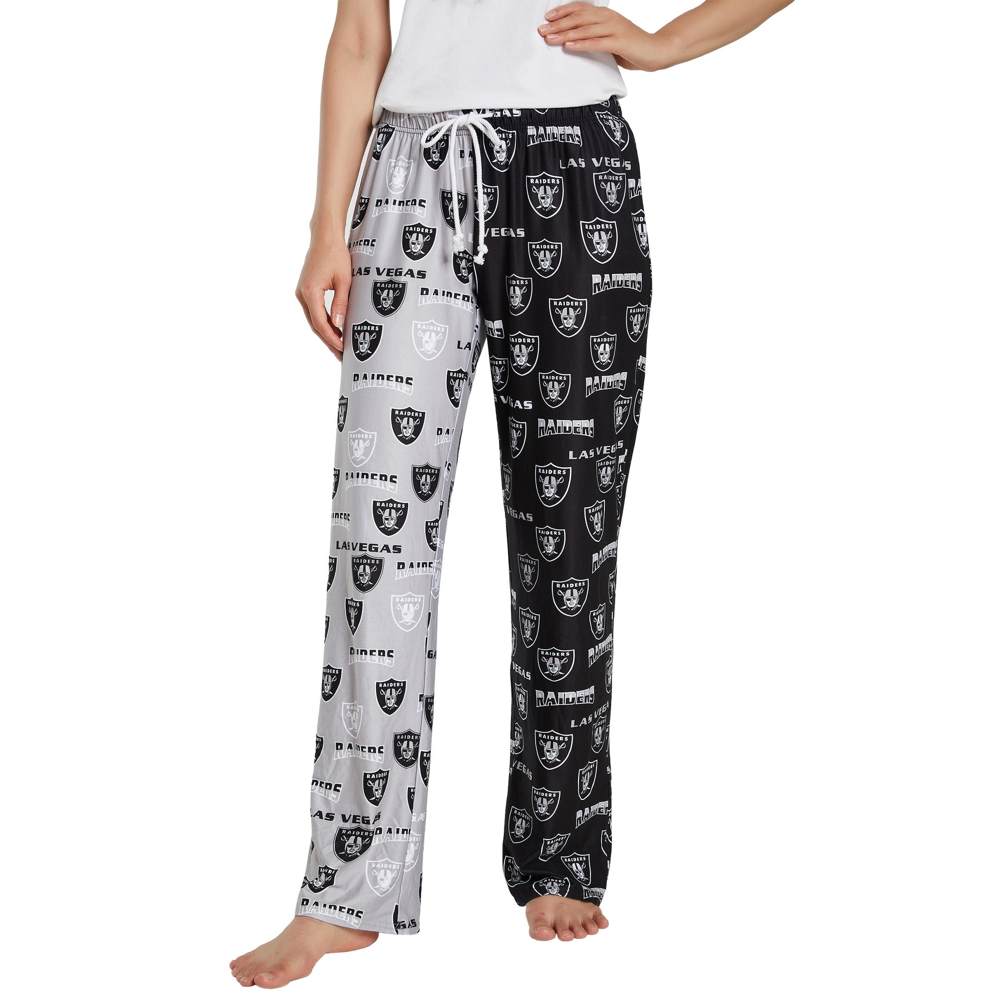 Women's Concepts Sport Black/Gray Las Vegas Raiders Breakthrough AOP ...