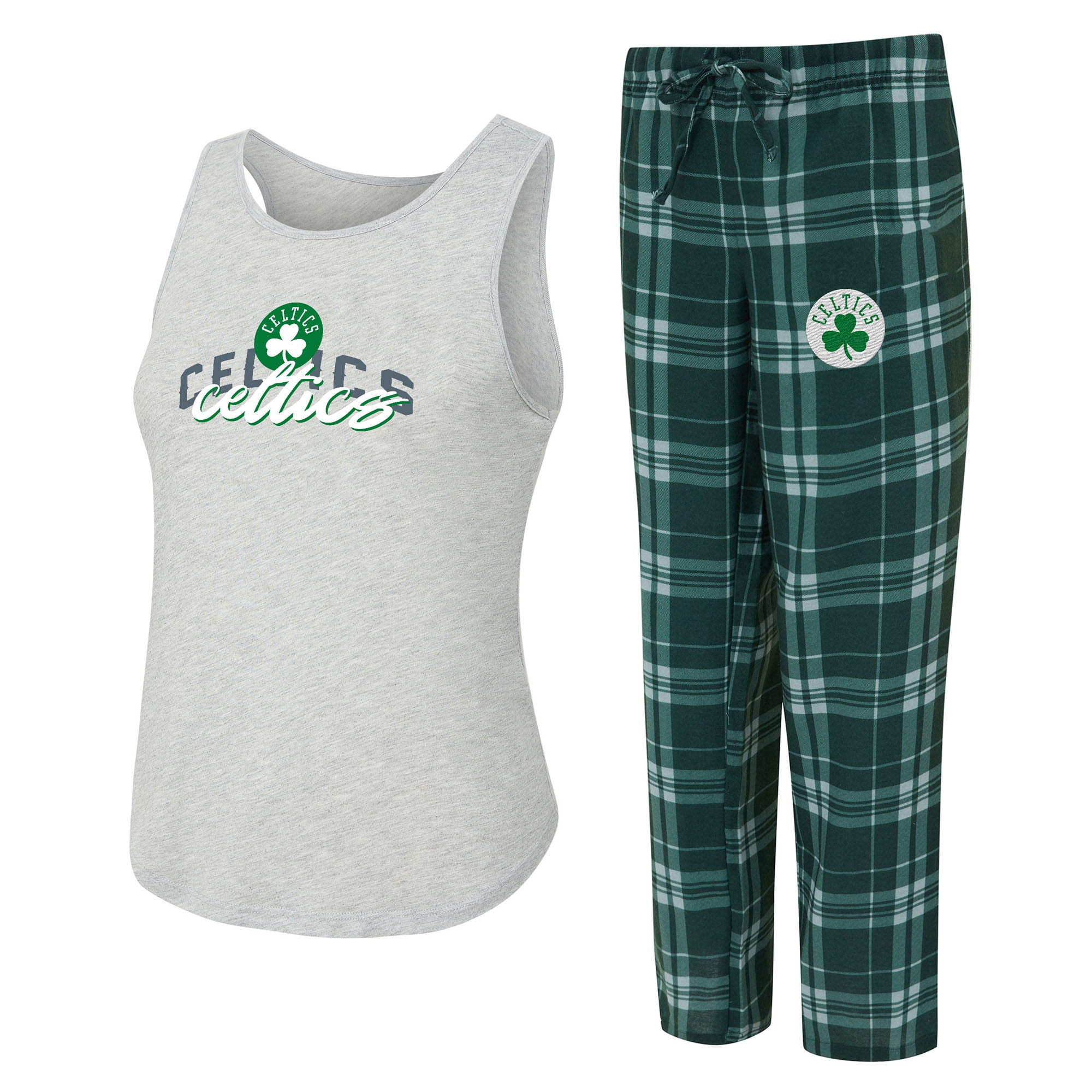 Women's Concepts Sport Green Boston Celtics Regulate Tank & Pant Set ...