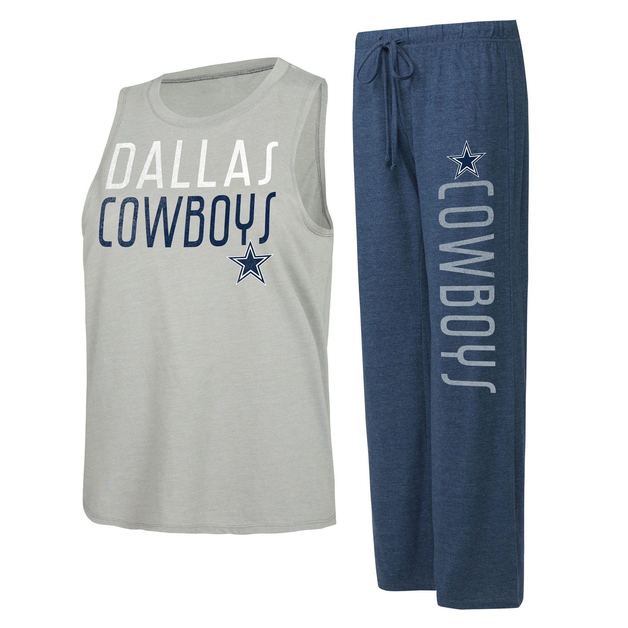 Women's Concepts Sport Navy/Gray Dallas Cowboys Muscle Tank Top & Pants ...