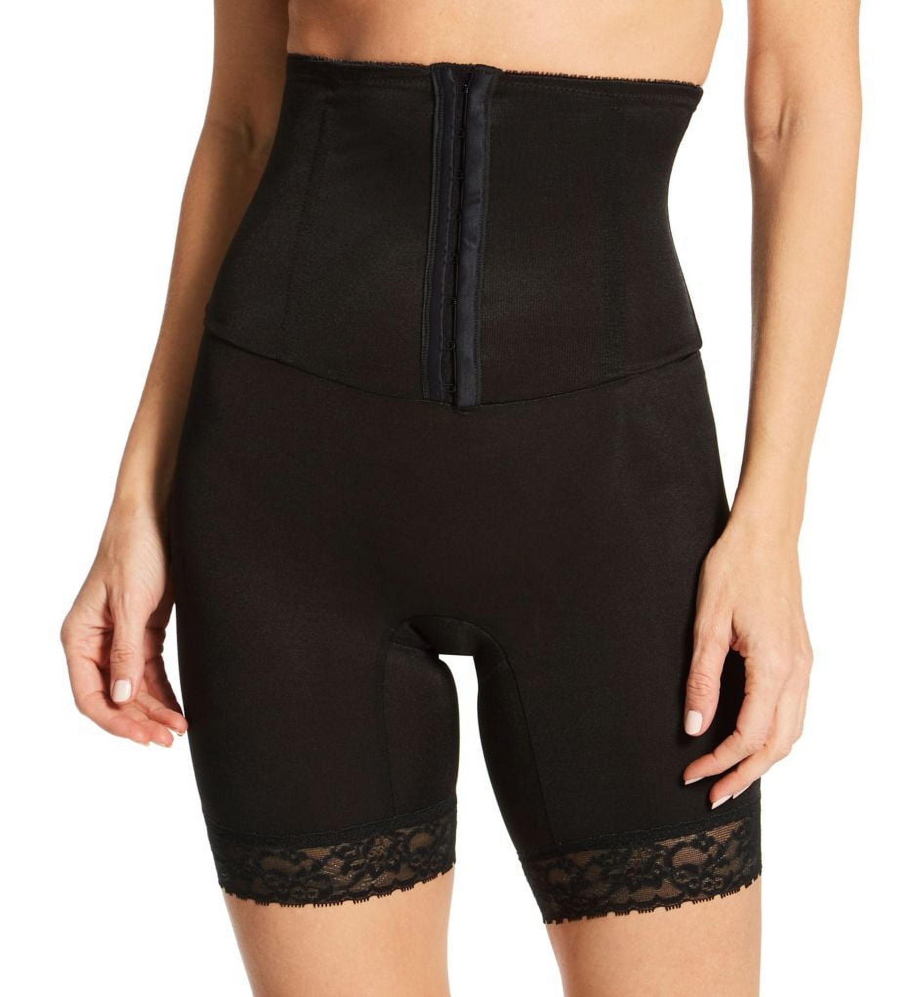 Women's Cortland Intimates 6619 Waist Nipper Girdle (Black 3X ...