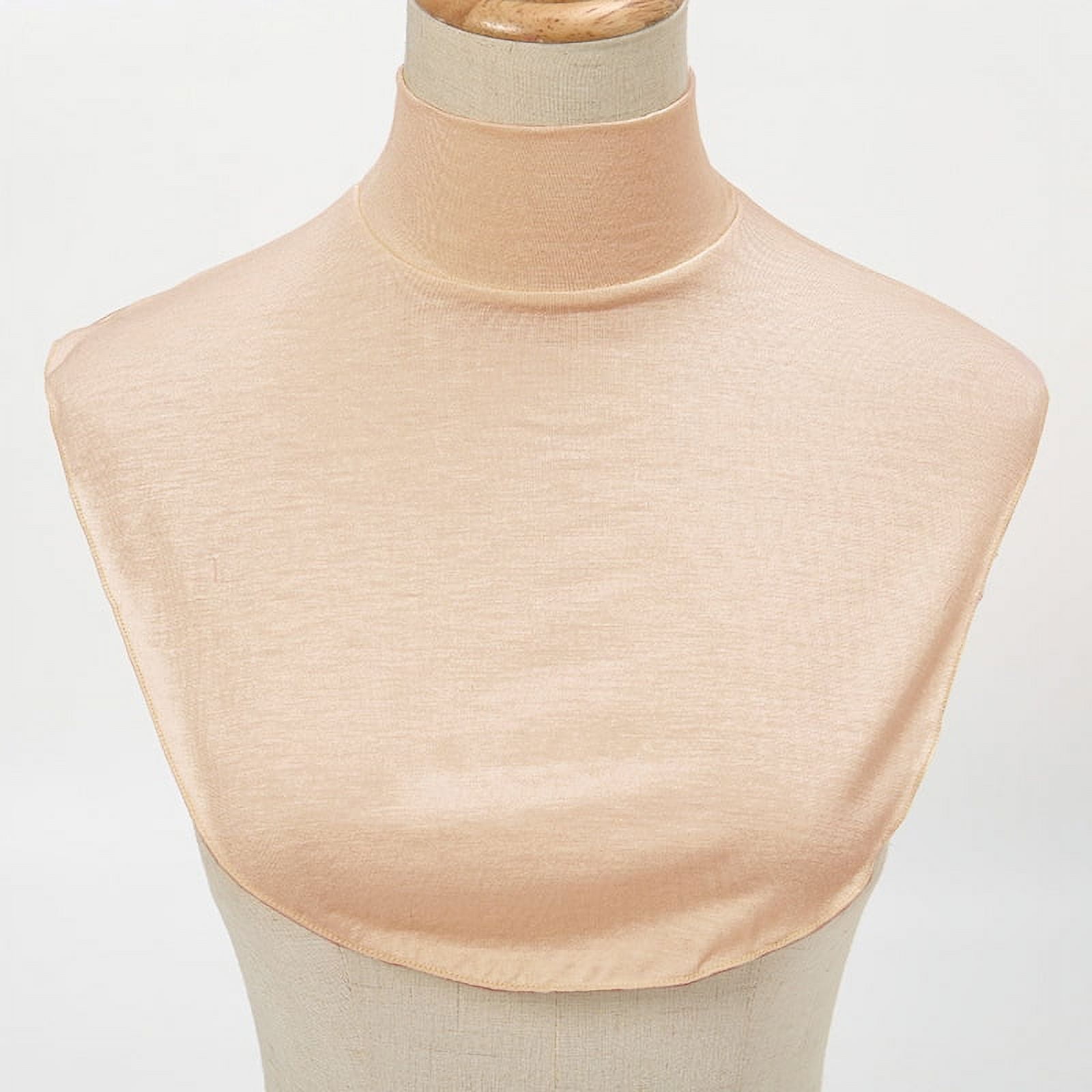 Women's Cotton Mock Turtleneck Dickey Half Top Collar Neck Blouse False ...