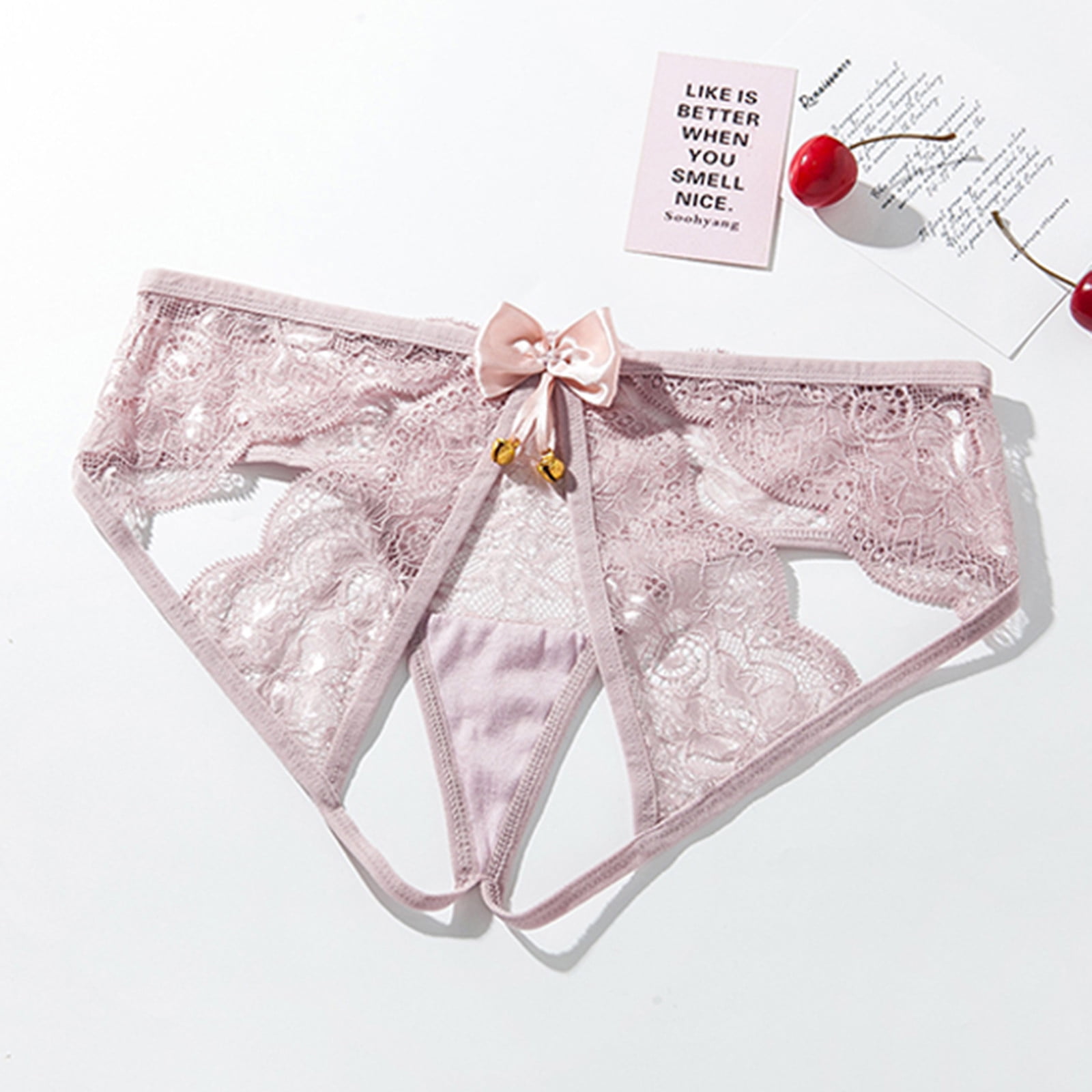 Women's Cotton Underwear Sexy Lace Underwear Lingerie Thongs Panties ...