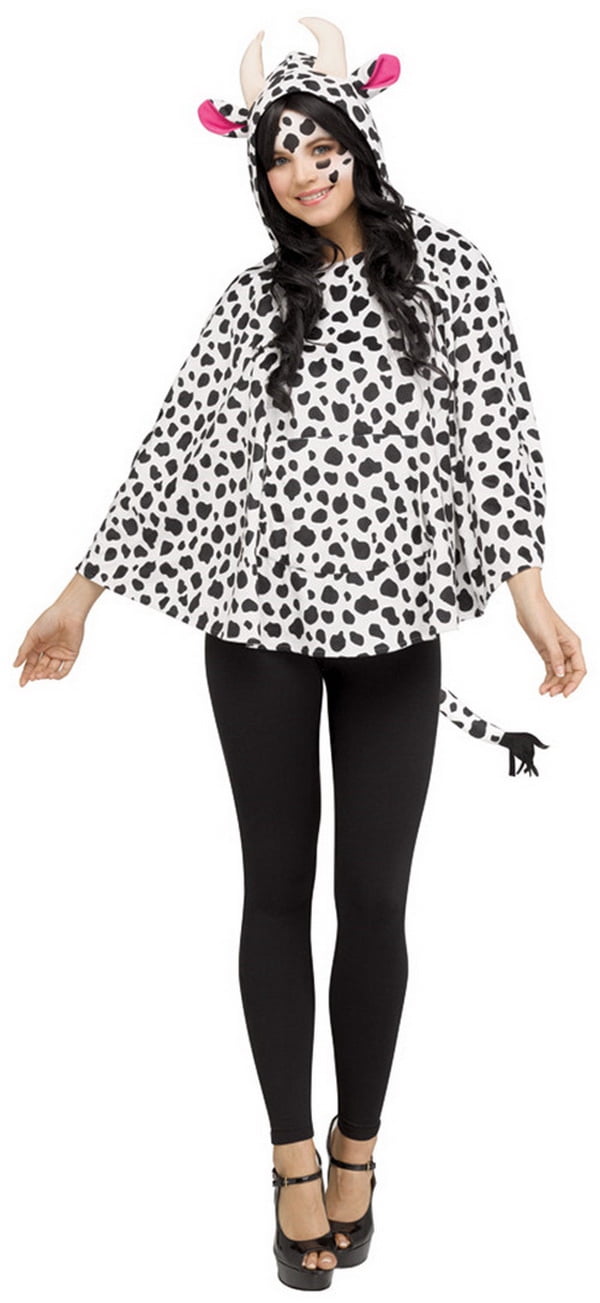 Women's Cow Hooded Poncho - Walmart.com