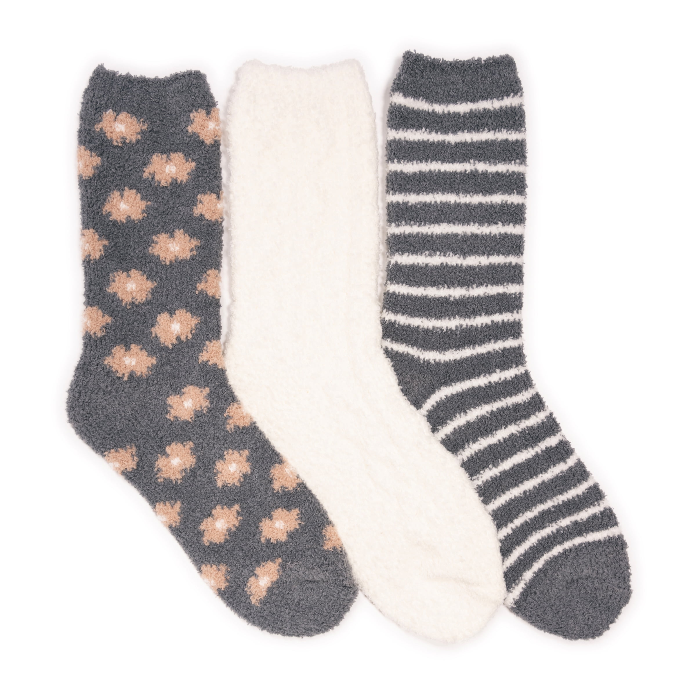 Women's Cozy Crew Sock 3 Pack - Walmart.com