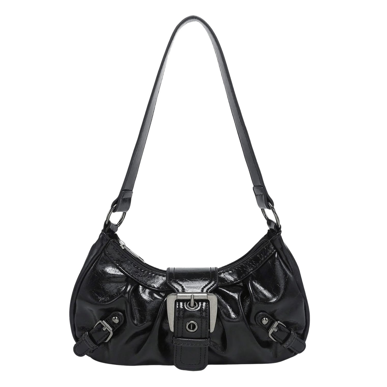 Women's Crescent Shoulder Bags Retro Y2k 90s Hobo Handbags Top Handle ...