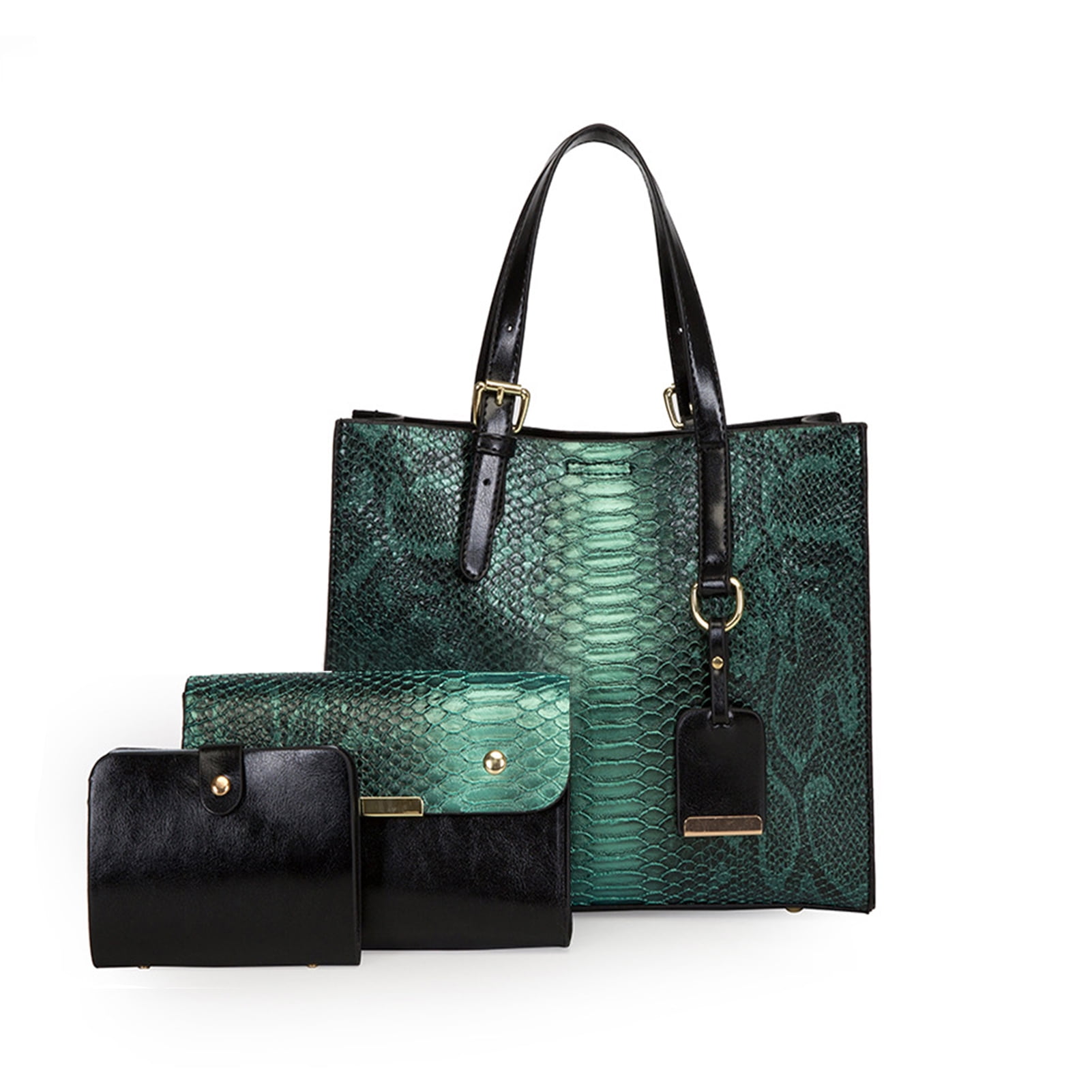 Women's Crocodile Pattern Tote Bags Stylish Handbags Satchels Purses ...