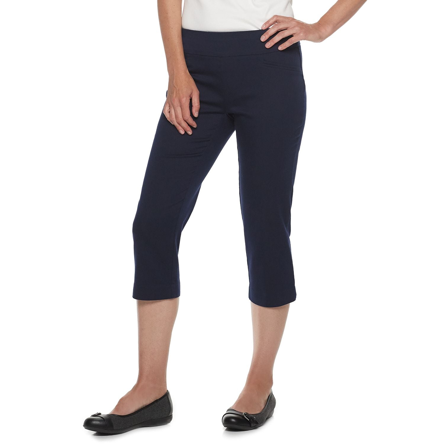 Women's Croft & Barrow® Effortless Stretch Capri Pants Color: Genuine ...