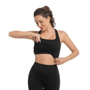 NELEUS Womens Workout Compression Tank Top with Built in Bra V Neck Sleeveless Shirts 3 Pack ...