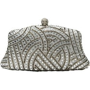 "LIS BAGS Gold Evening Clutch Purse, Sunflower Shape, Party Handbag, 8. ...