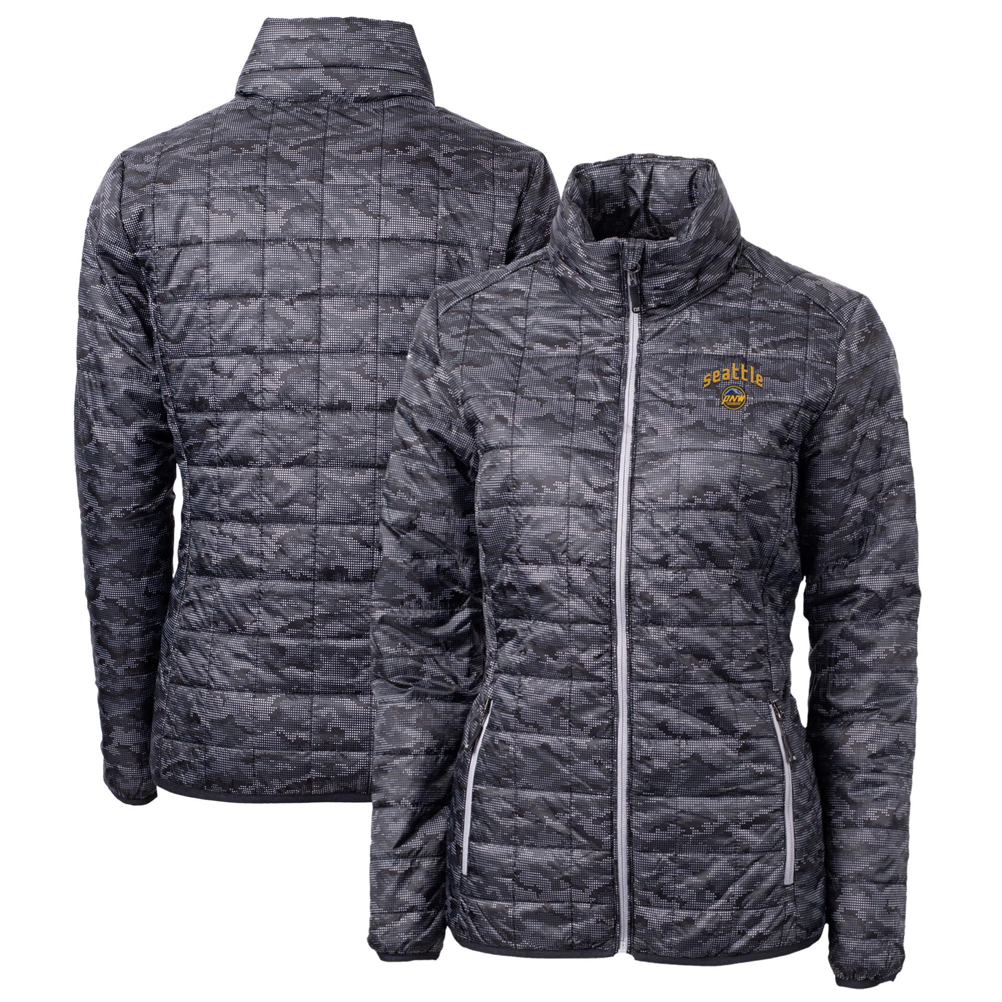 Women's Cutter & Buck Black Seattle Mariners City Connect Rainier ...