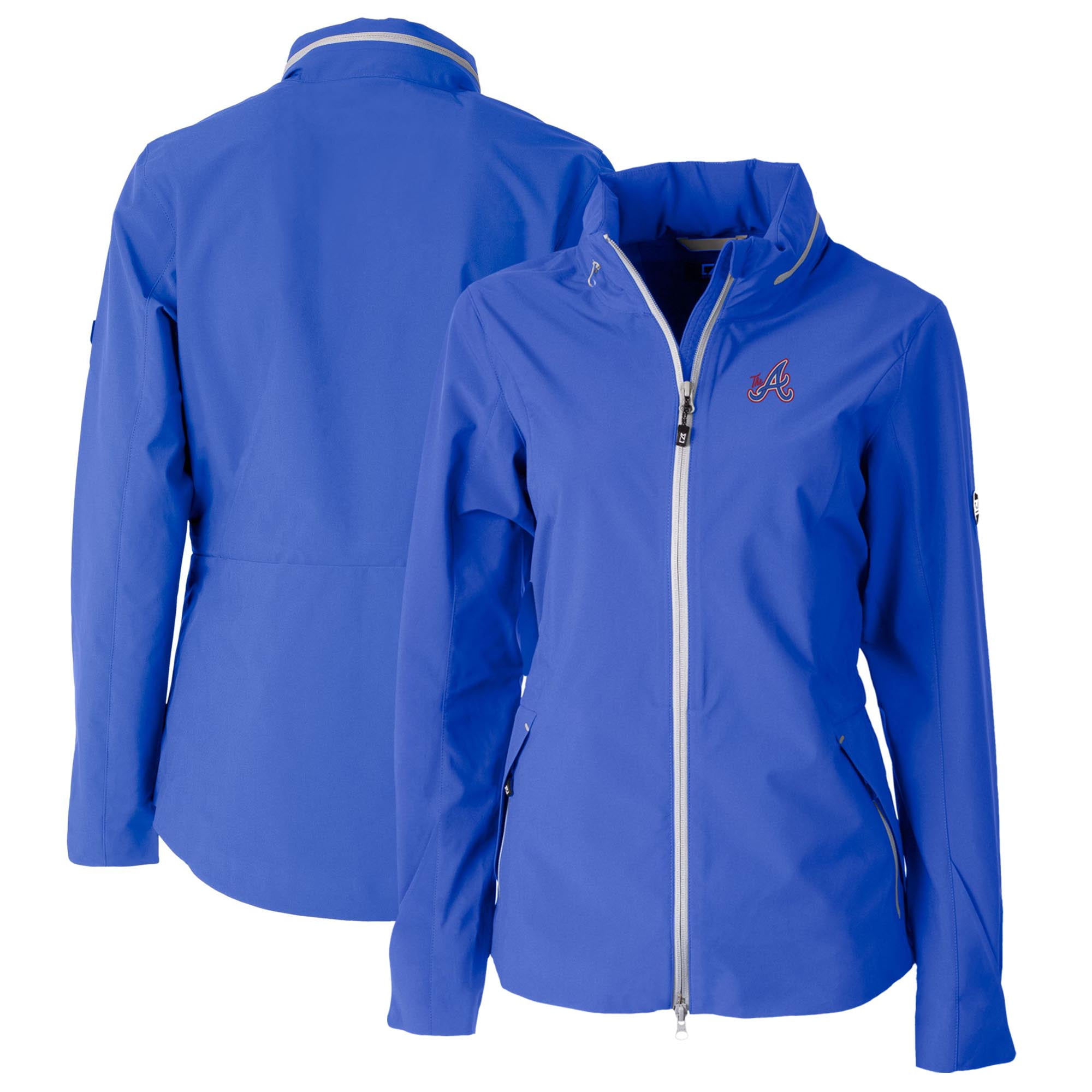 Women's Cutter & Buck Blue Atlanta Braves City Connect Vapor Water ...