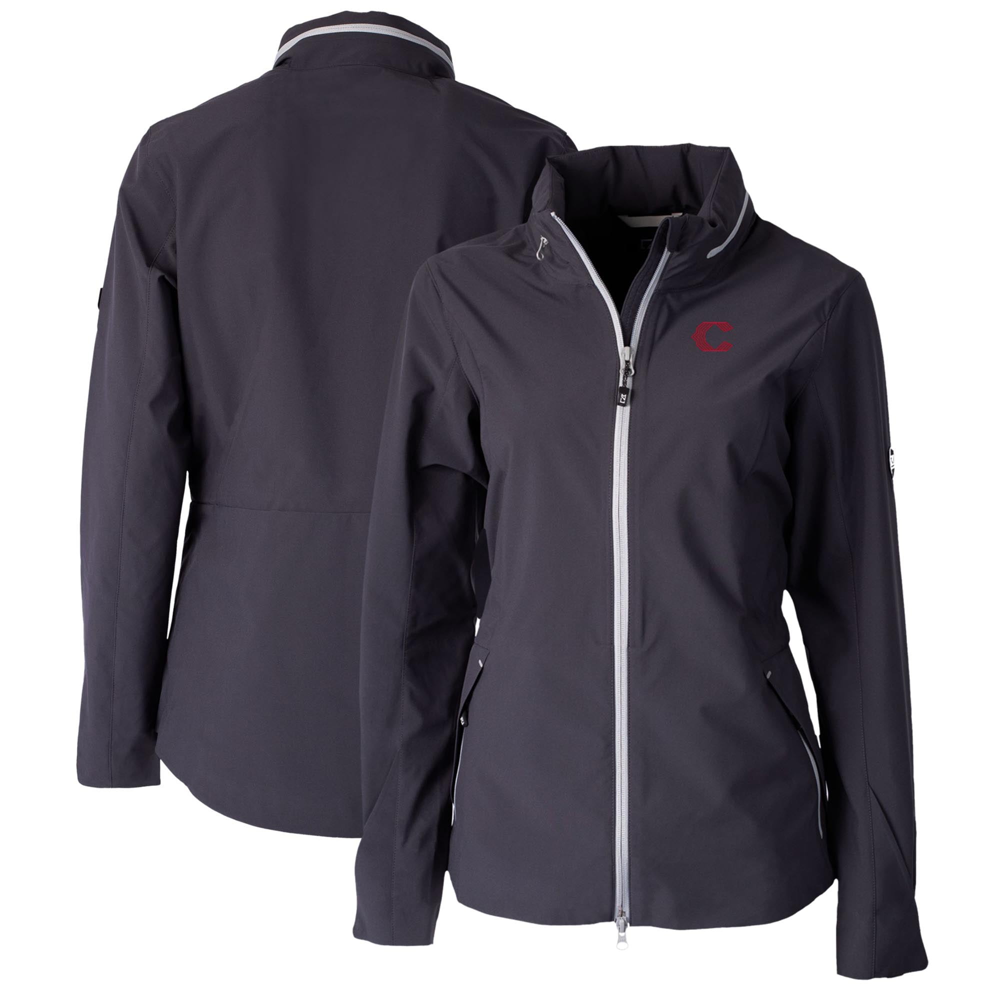 Women's Cutter & Buck Graphite Cincinnati Reds City Connect Vapor Water ...