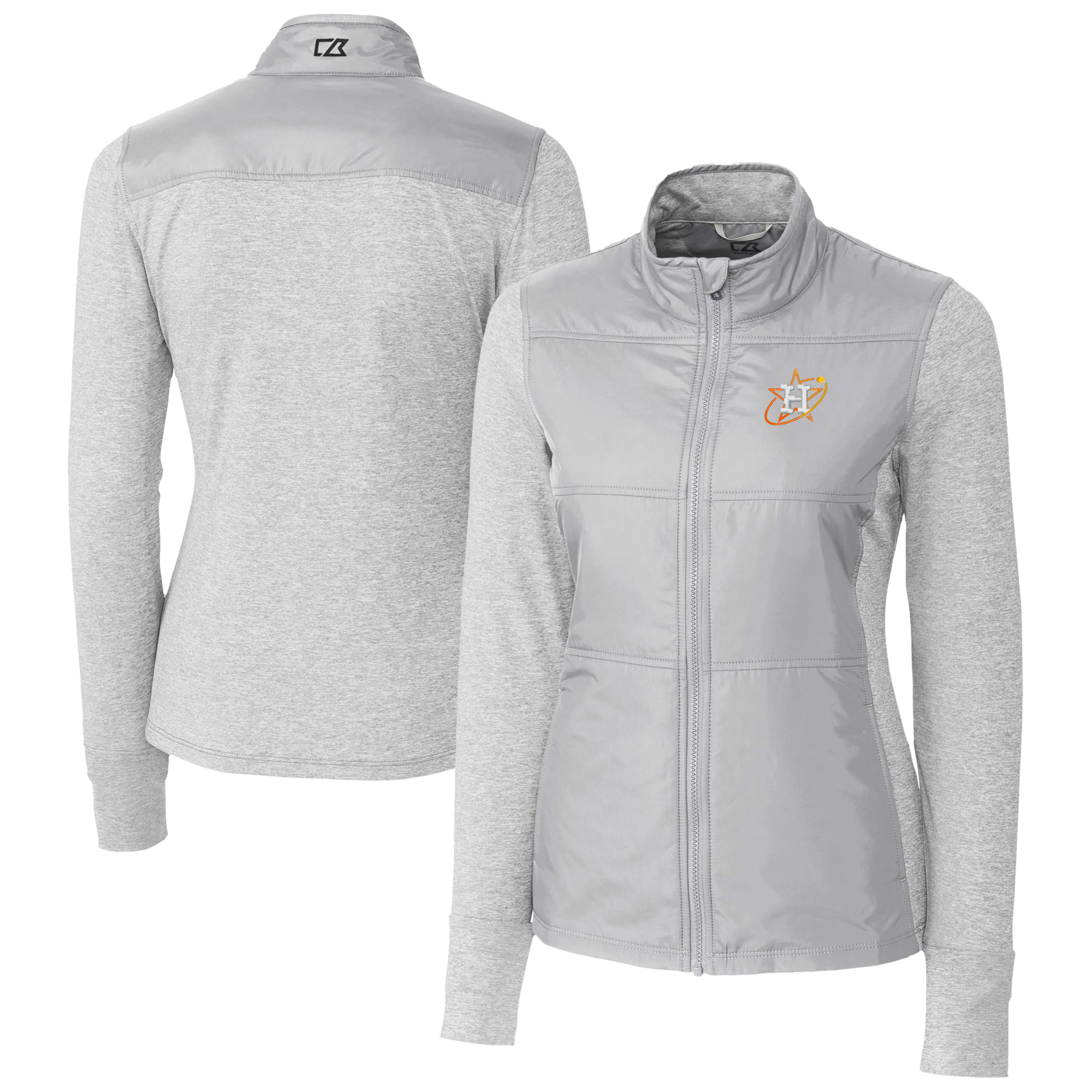 Women's Cutter & Buck Gray Houston Astros City Connect DryTec Stealth ...