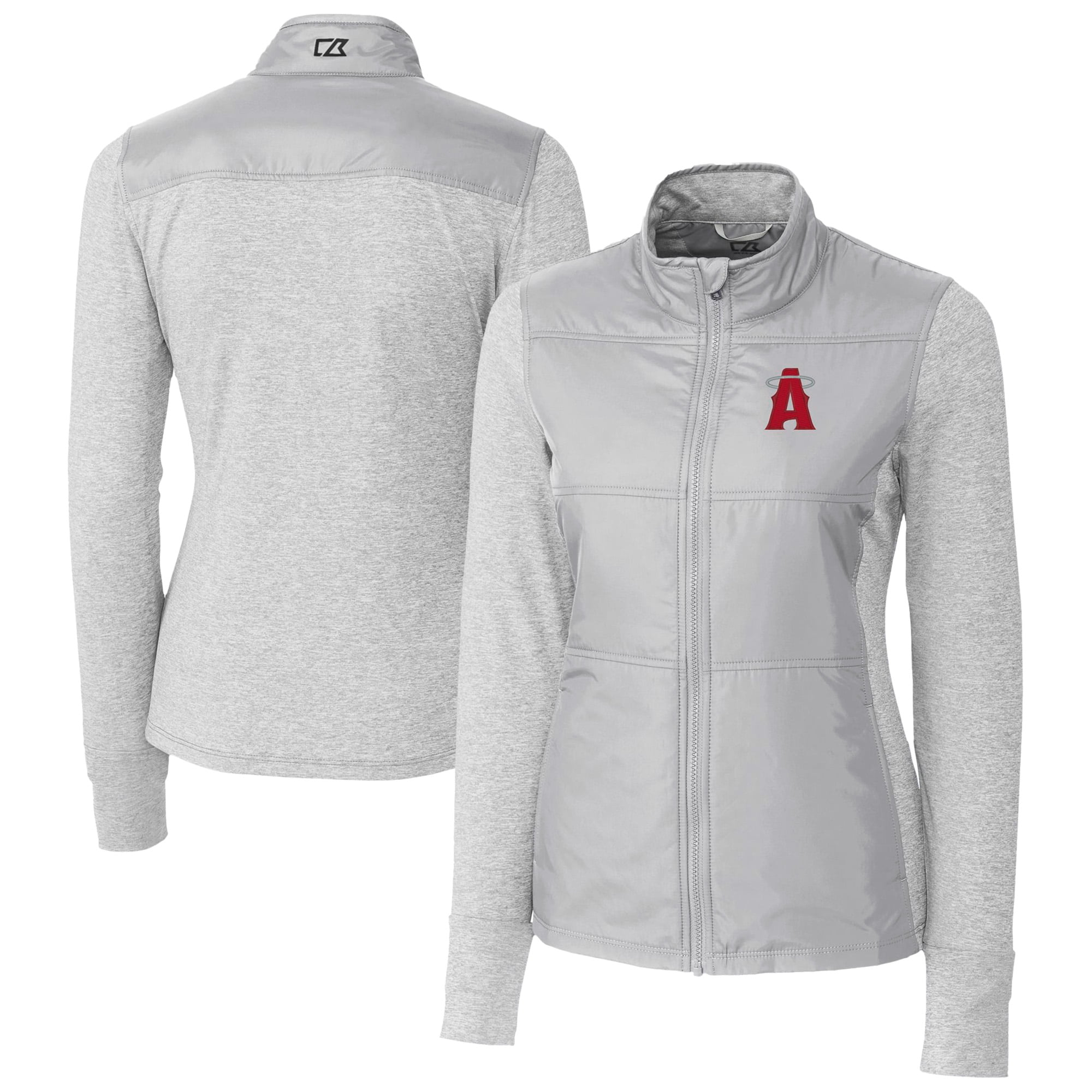 Women's Cutter & Buck Gray Los Angeles Angels City Connect DryTec ...