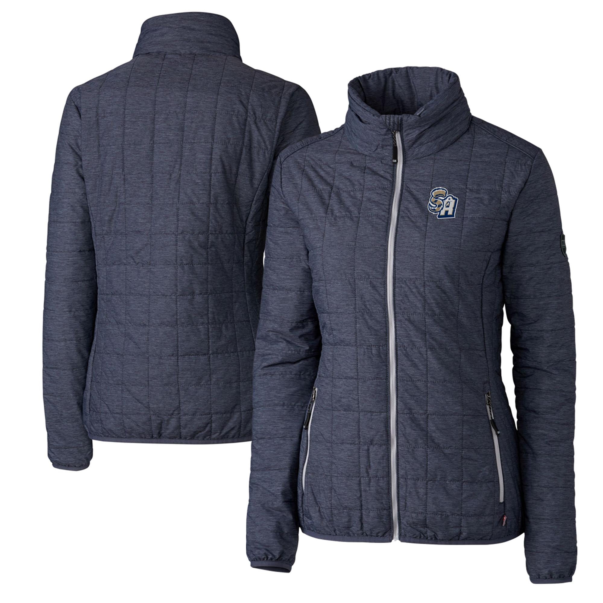 Women's Cutter & Buck Heather Navy San Antonio Missions Rainier ...